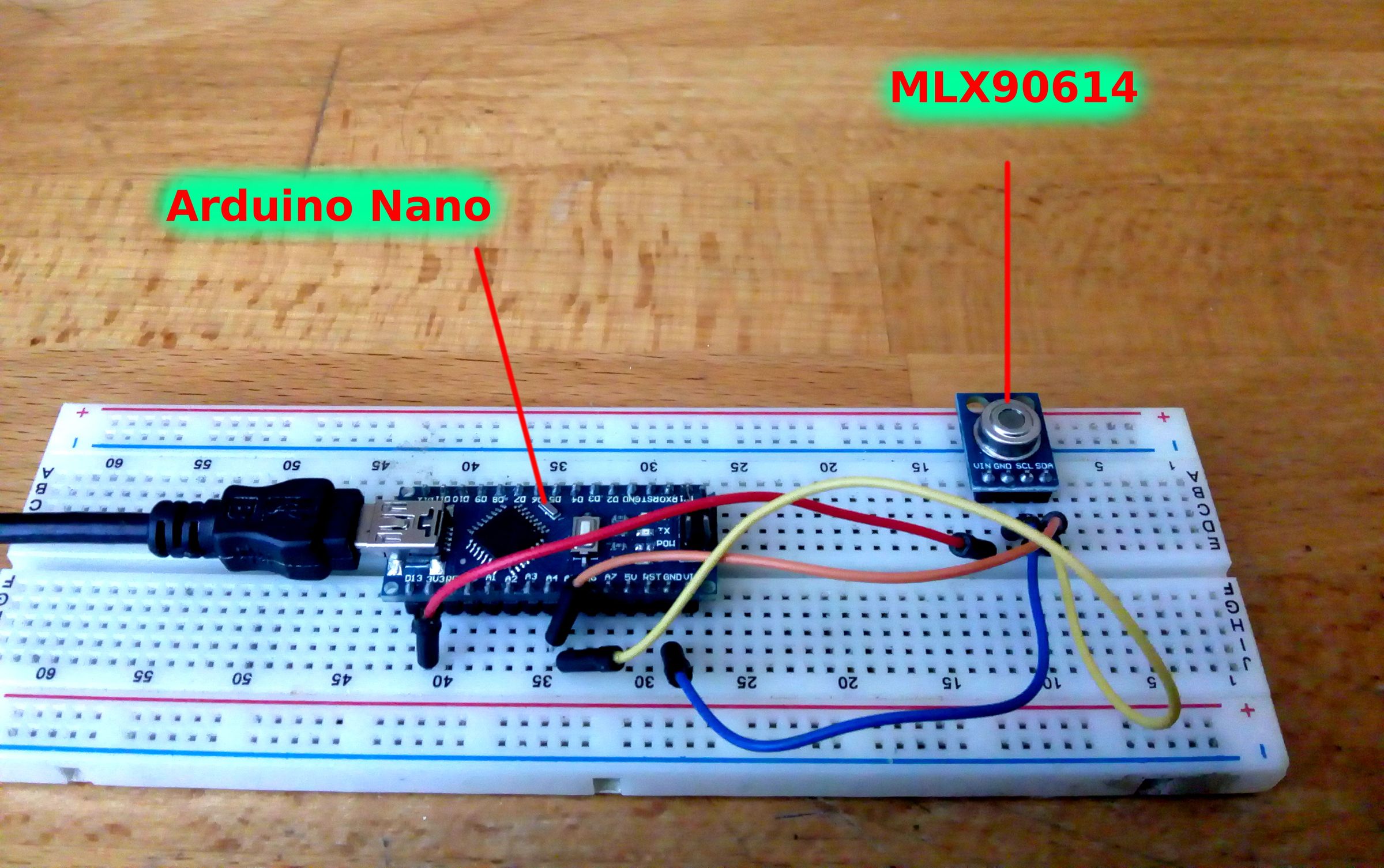 Infrared Temperature Sensor - MLX90614 : 5 Steps - Instructables