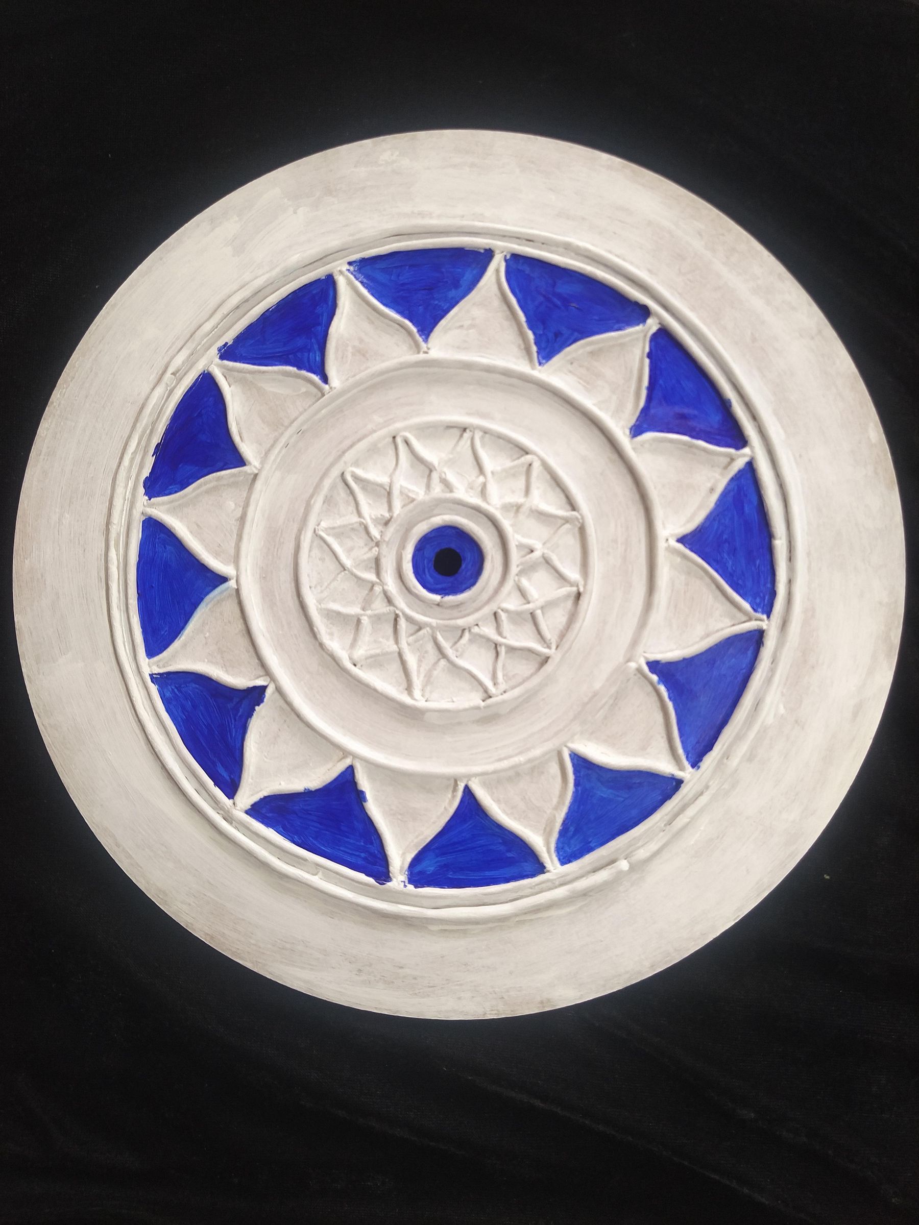 Blue Lippan Art Wall Clock : 24 Steps (with Pictures) - Instructables