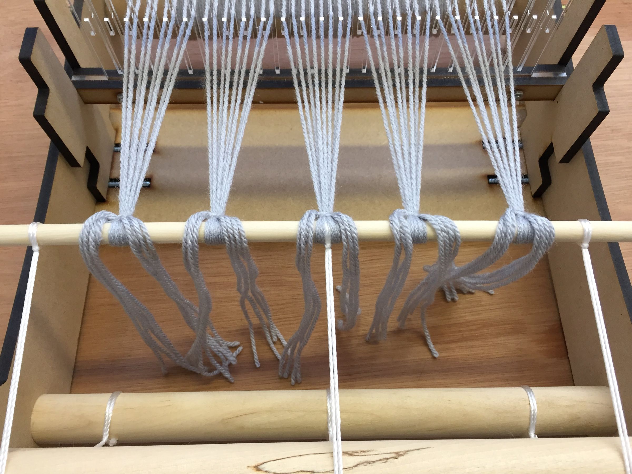 DIY Laser Cut Rigid Heddle Loom - Part 2: Weaving With the Rigid Heddle ...