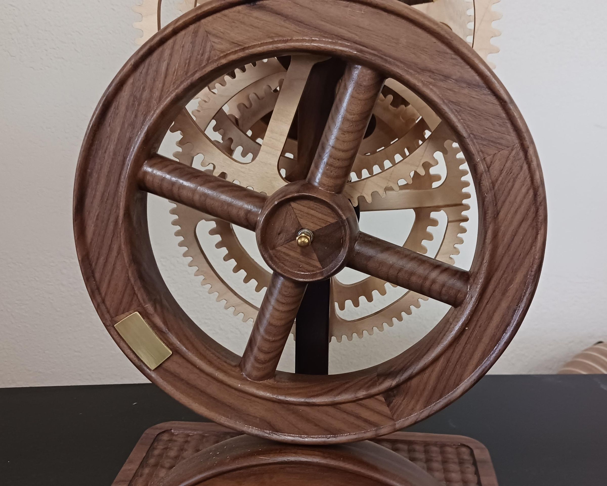 Perpetual Motion Wood Gear Clock : 14 Steps (with Pictures) - Instructables