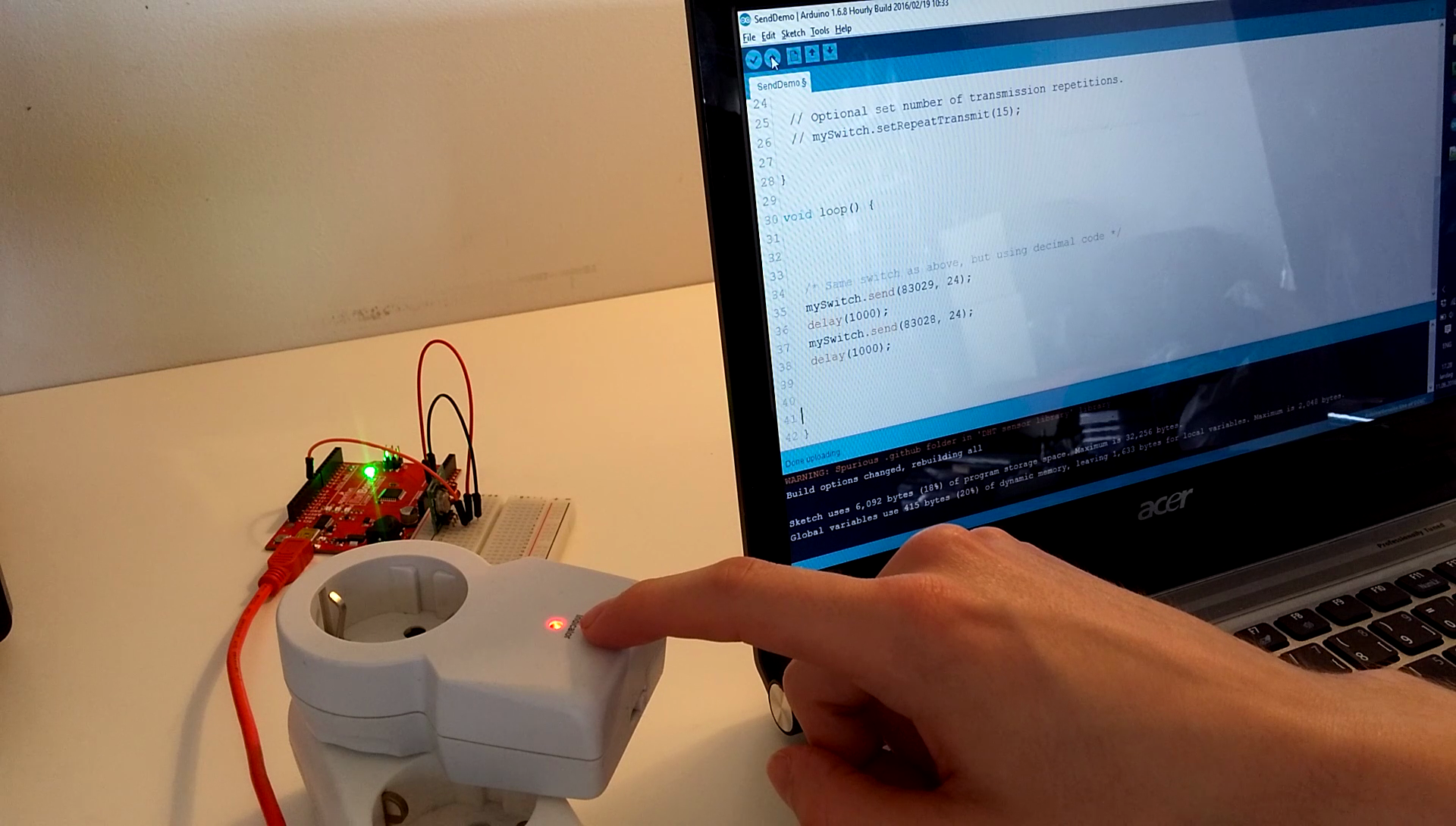 Introduction to Home Automation With Arduino and RF Signals! : 7 Steps ...