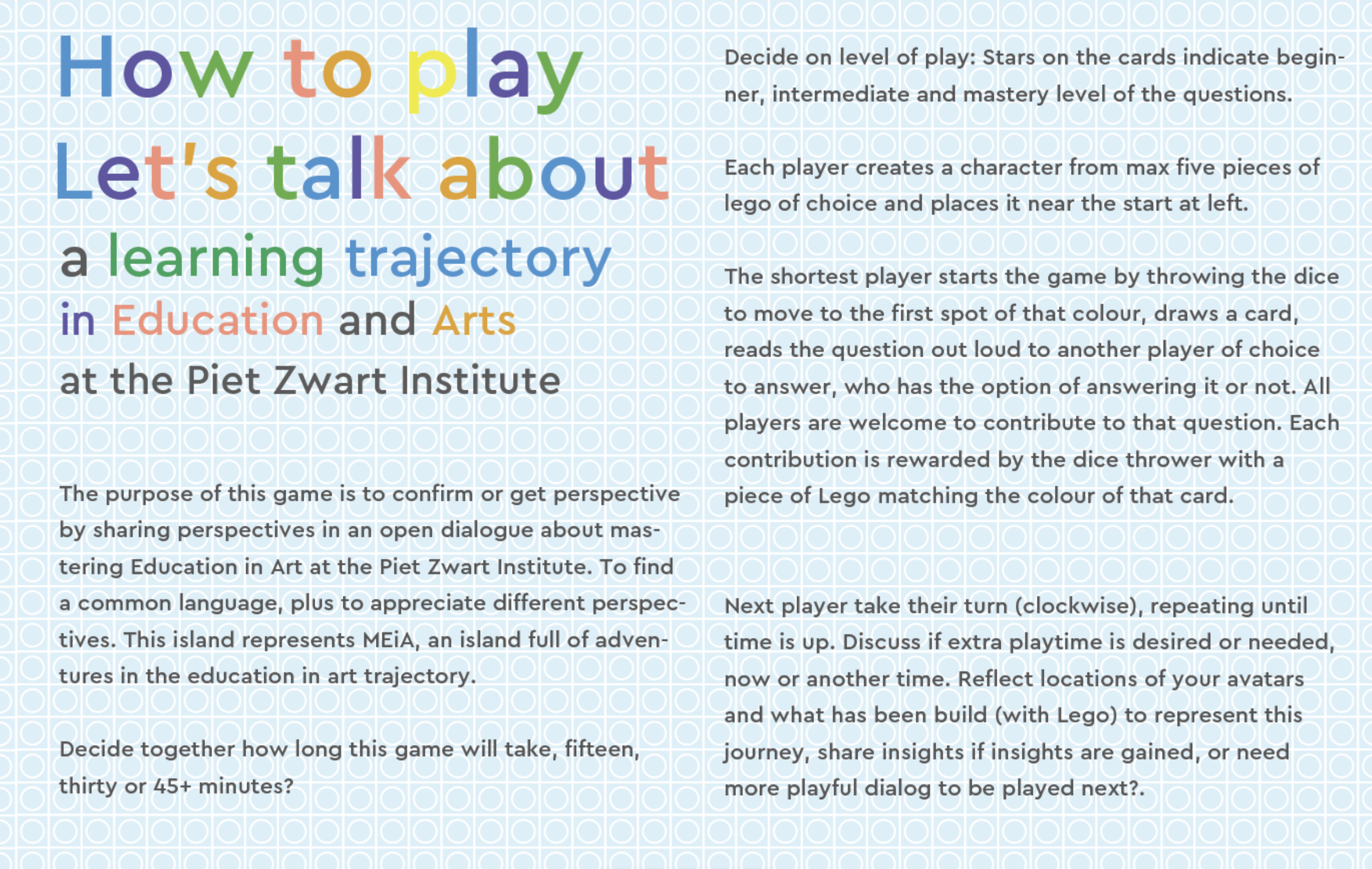 Game to Facilitate A Dialogue in Art Education : 15 Steps - Instructables