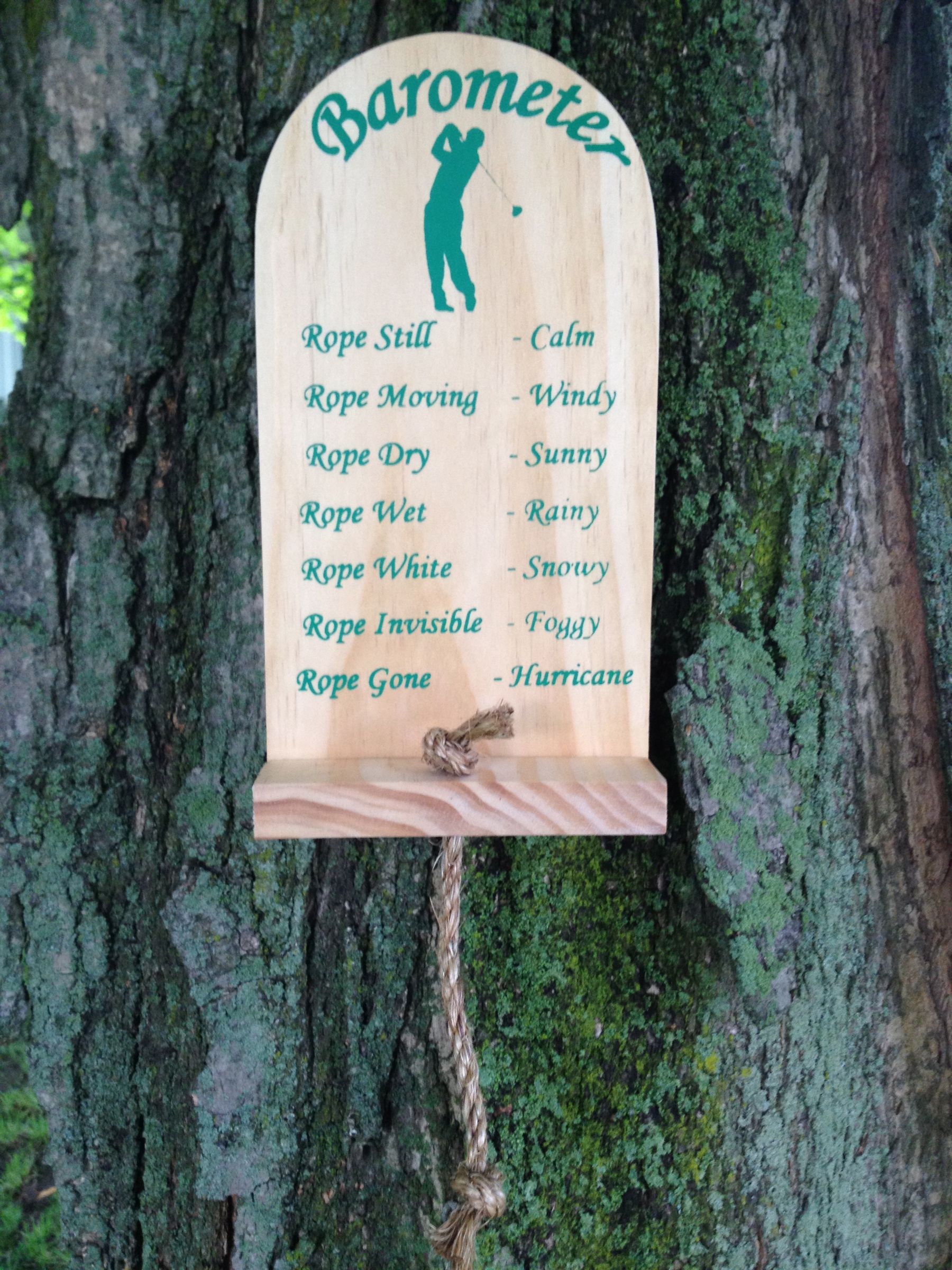 Humorous Rope Barometer : 5 Steps (with Pictures) - Instructables