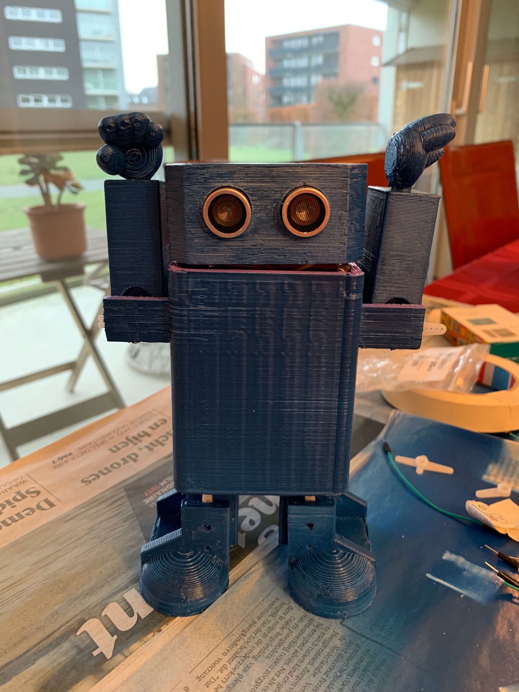 Shybot, the Distance Activated Dancing Robot : 5 Steps - Instructables