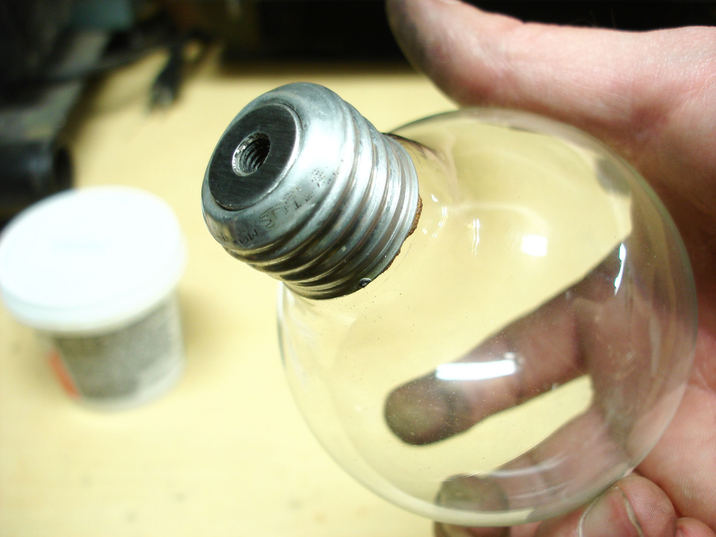 Used Light Bulb Oil/Alcohol Lamp : 6 Steps - Instructables
