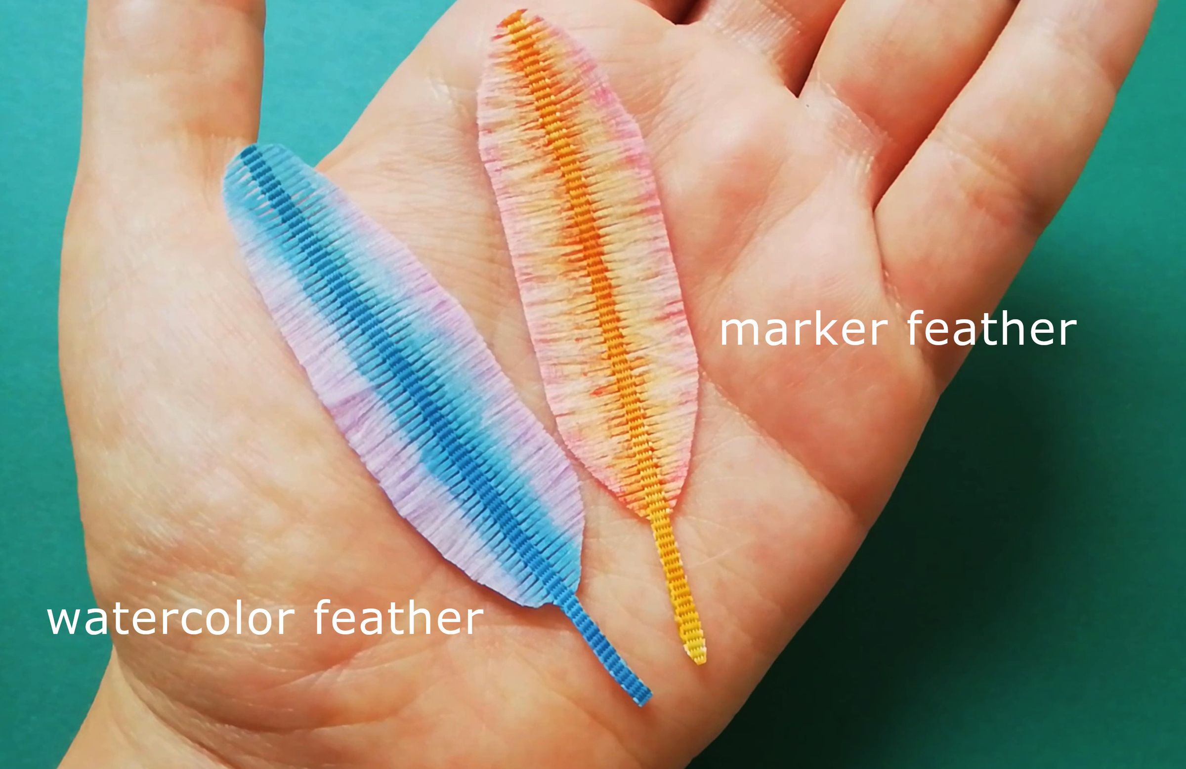 Easy 5 Minute Ribbon Feathers : 4 Steps (with Pictures) - Instructables
