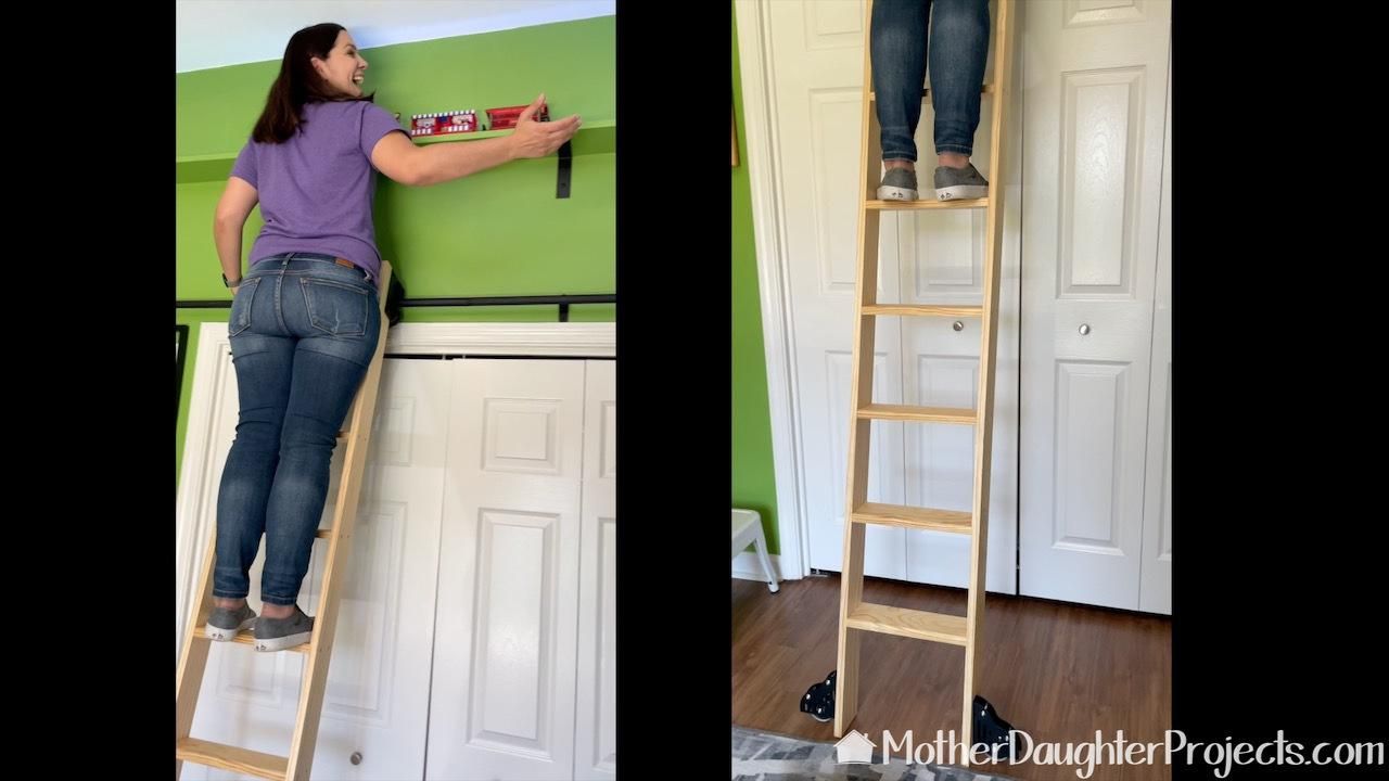 DIY Rolling Library Ladder : 4 Steps (with Pictures) - Instructables