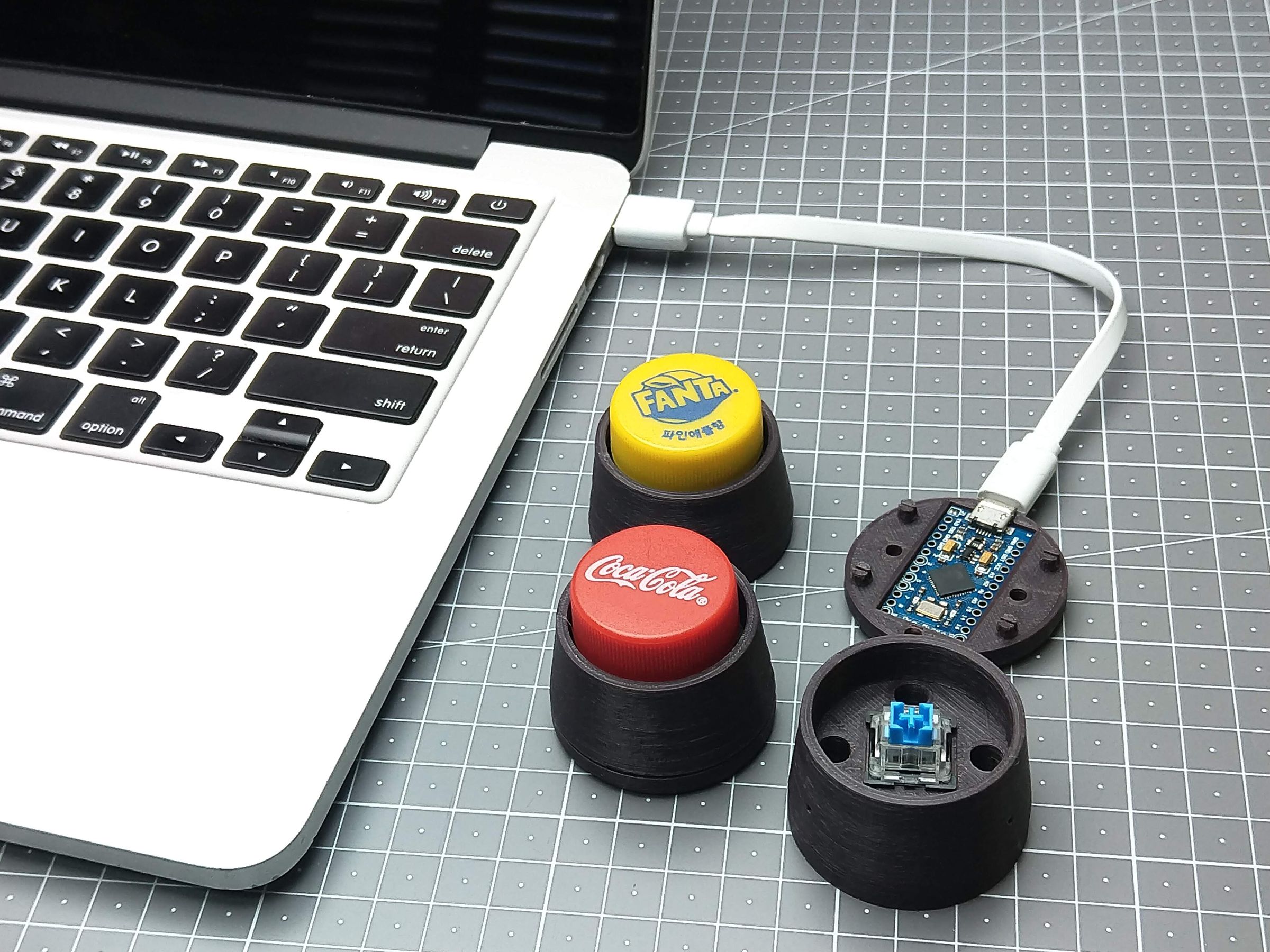 Bottle Cap Keyboard : 4 Steps - Instructables