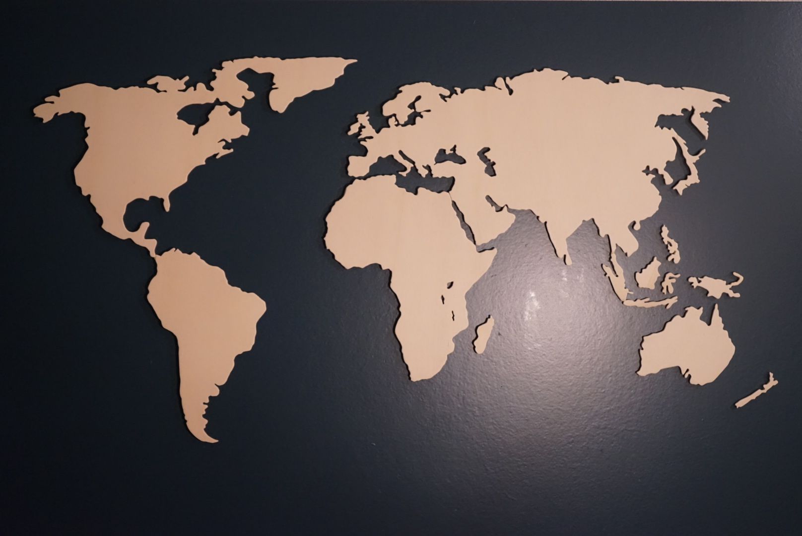 Wooden Wall Mounted World Map : 7 Steps (with Pictures) - Instructables
