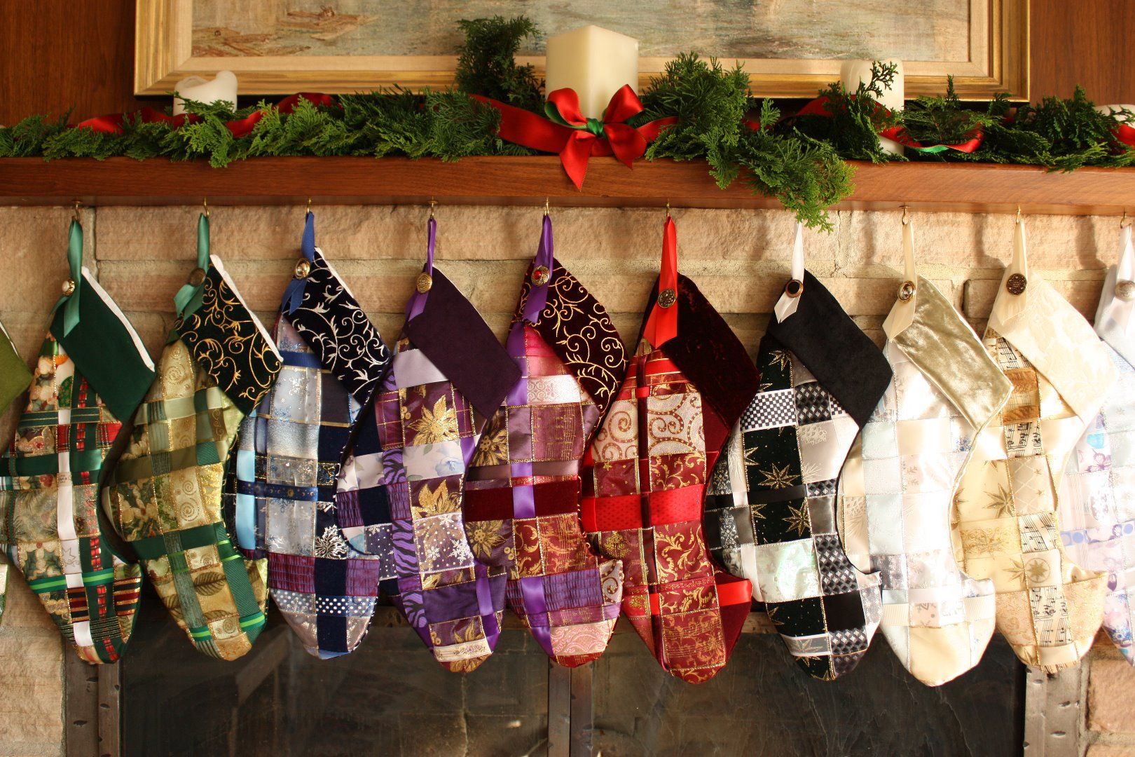 Woven Ribbon Christmas Stocking : 8 Steps (with Pictures) - Instructables