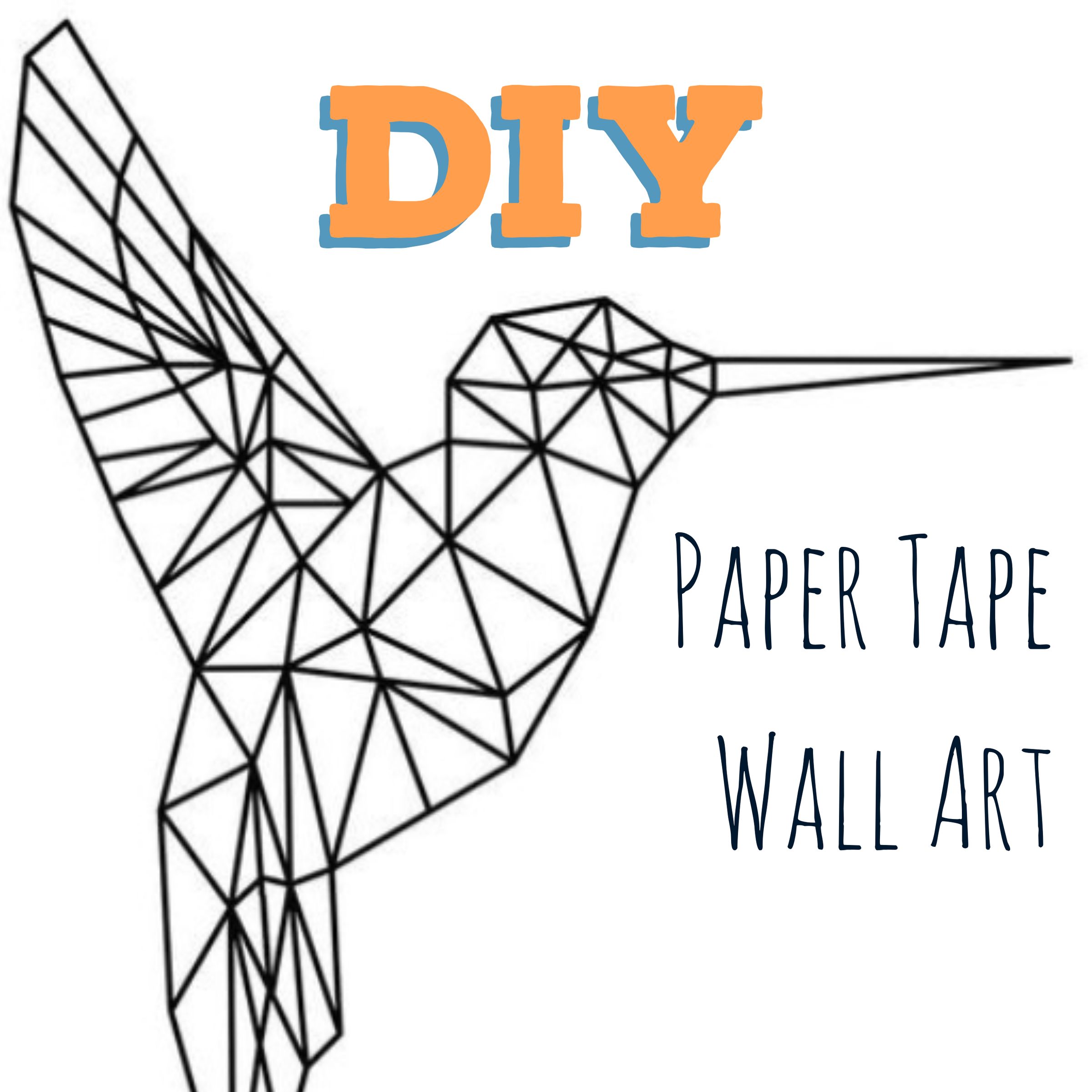 DIY Paper Tape Wall Art : 5 Steps (with Pictures) - Instructables