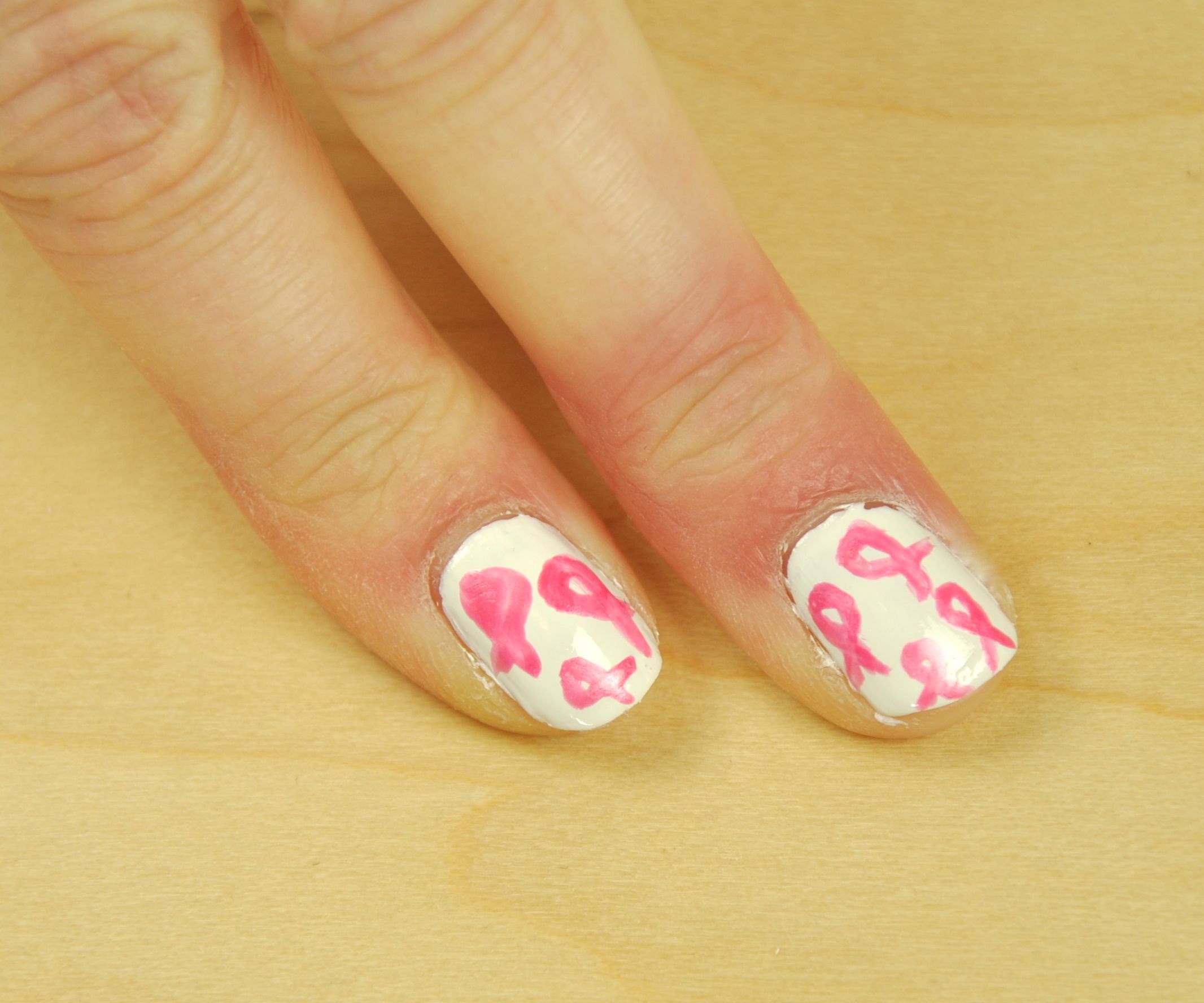 Awareness Ribbon Nail Art : 3 Steps (with Pictures) - Instructables