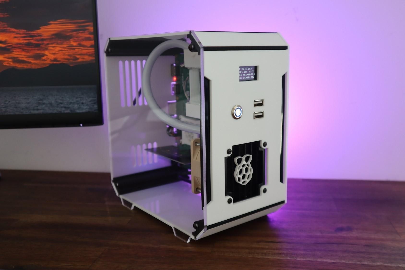 Making the Ultimate Water-cooled Raspberry Pi Desktop Computer : 8 ...