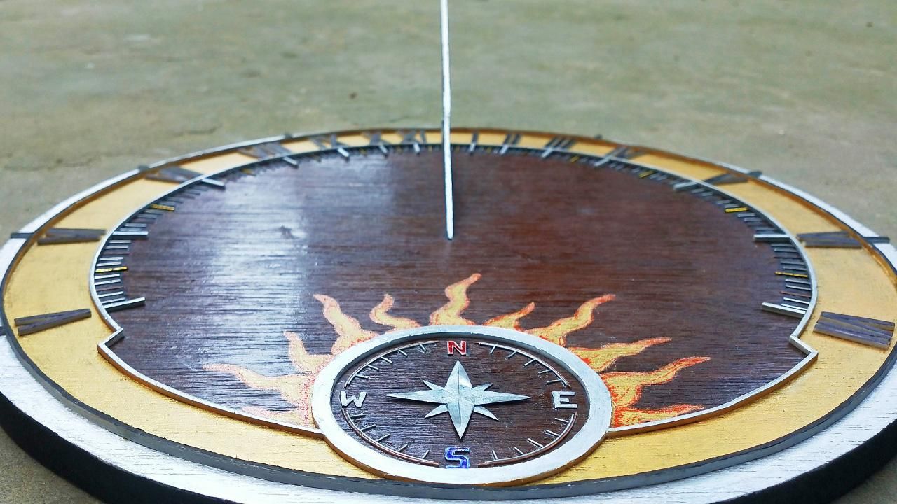 Ancient SUNDIAL Clock : 16 Steps (with Pictures) - Instructables