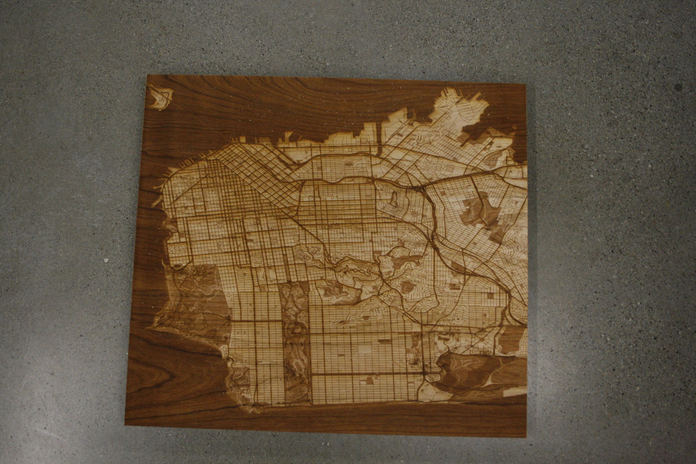 Water Works: 3D Prints of the San Francisco Water System With Map : 30 ...