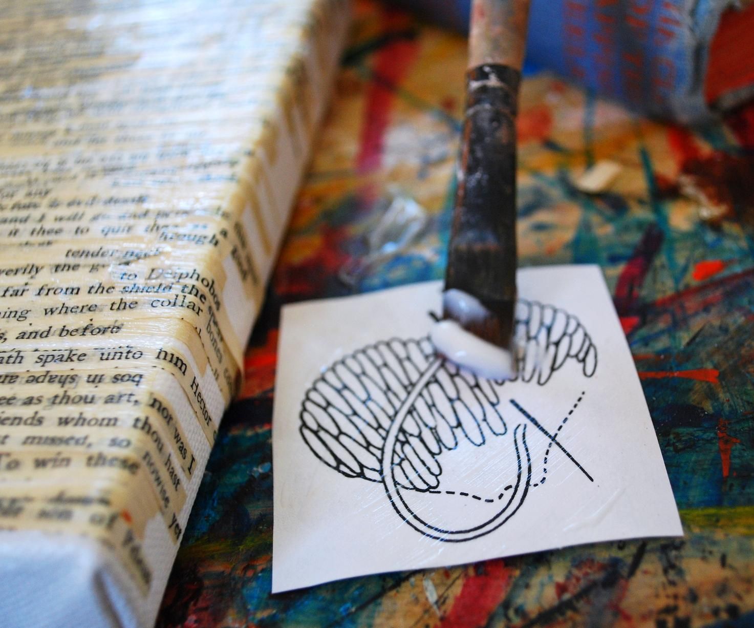 How to Make Upcycled Art With Old Books : 10 Steps (with Pictures ...