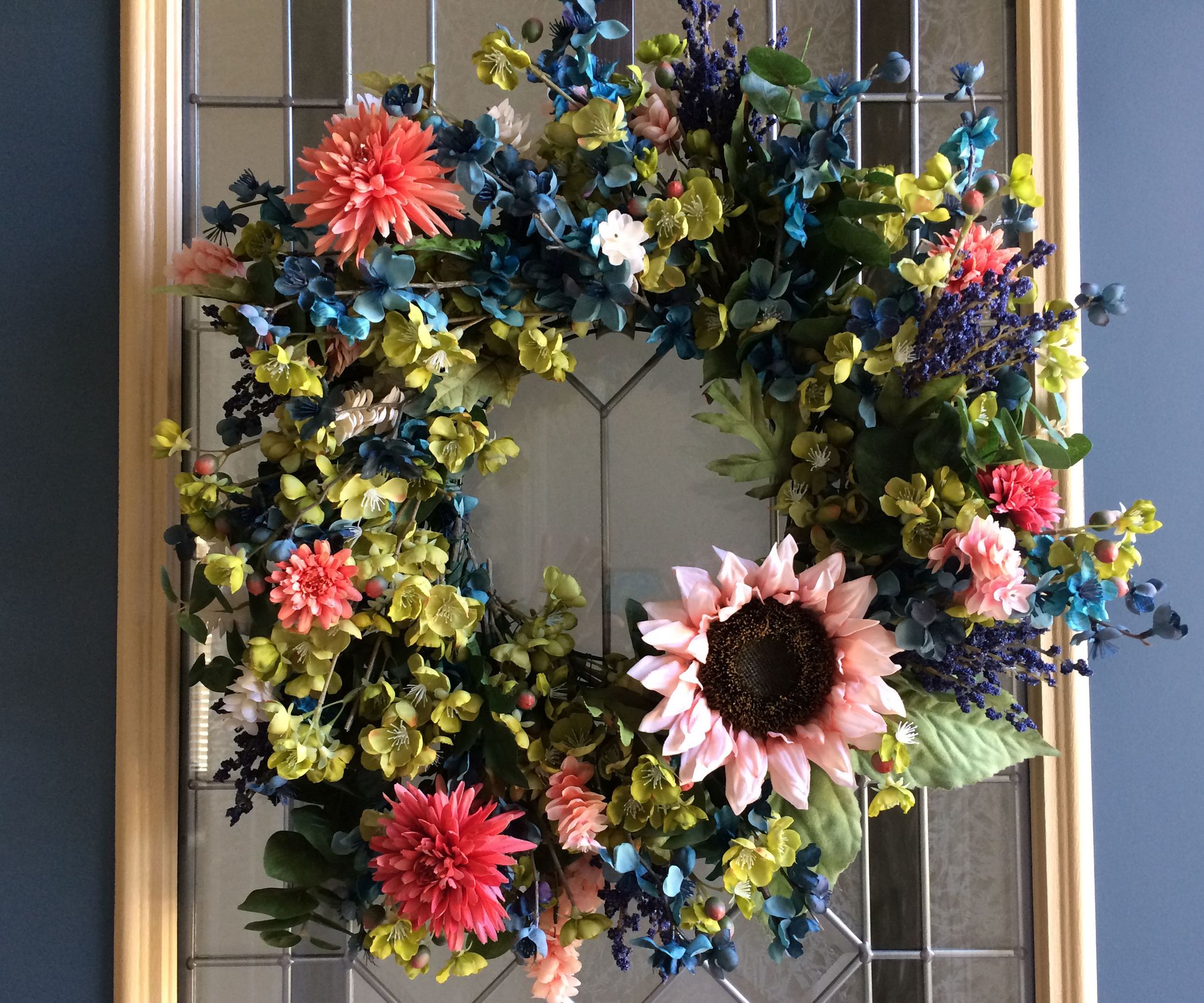 How to Create a 12-Inch Flower Wreath--for Kids! : 10 Steps (with ...