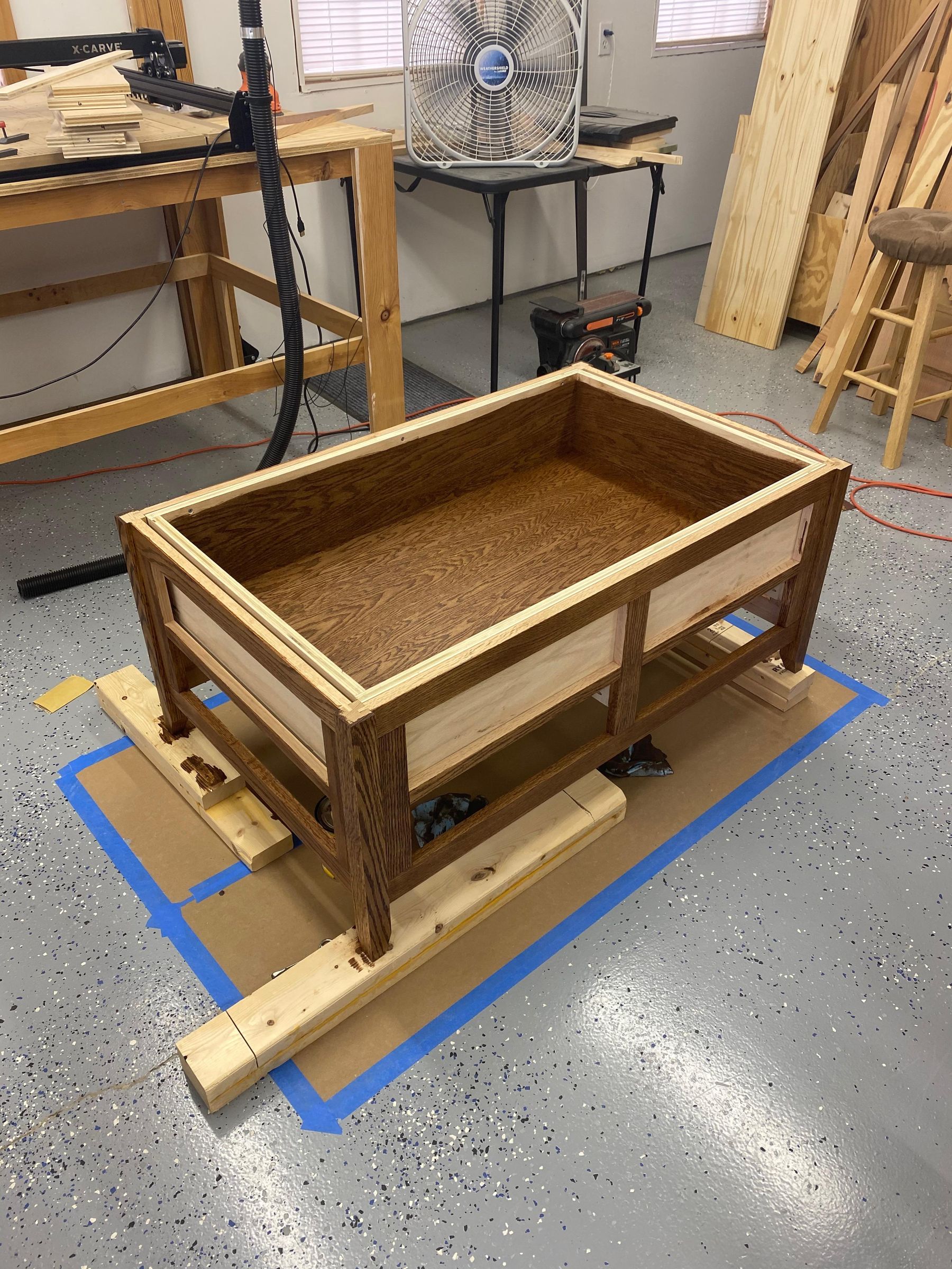 Gaming Coffee Table With Hidden Gaming Area : 4 Steps (with Pictures ...