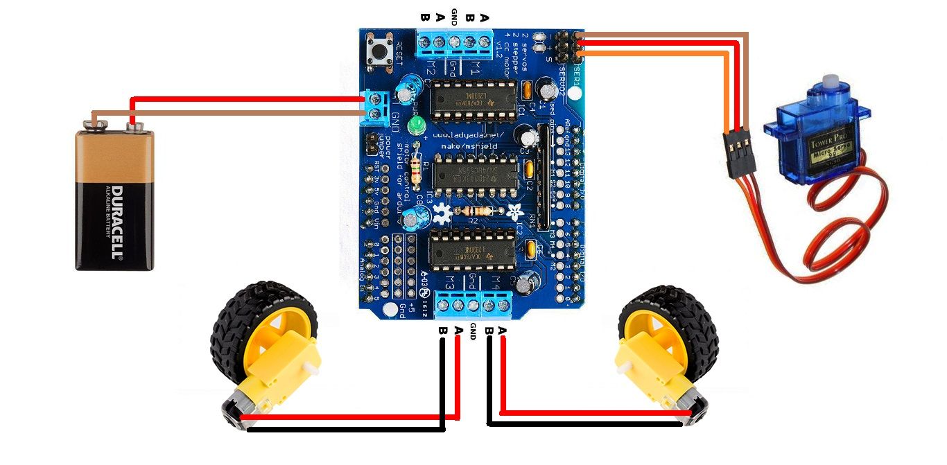 Arduino: How to Build an Obstacle Avoiding Robot : 6 Steps (with ...
