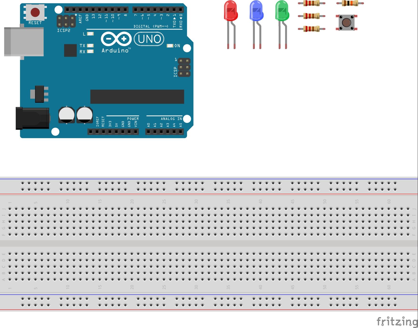 Interrupt Pin With LED's and Button : 6 Steps - Instructables