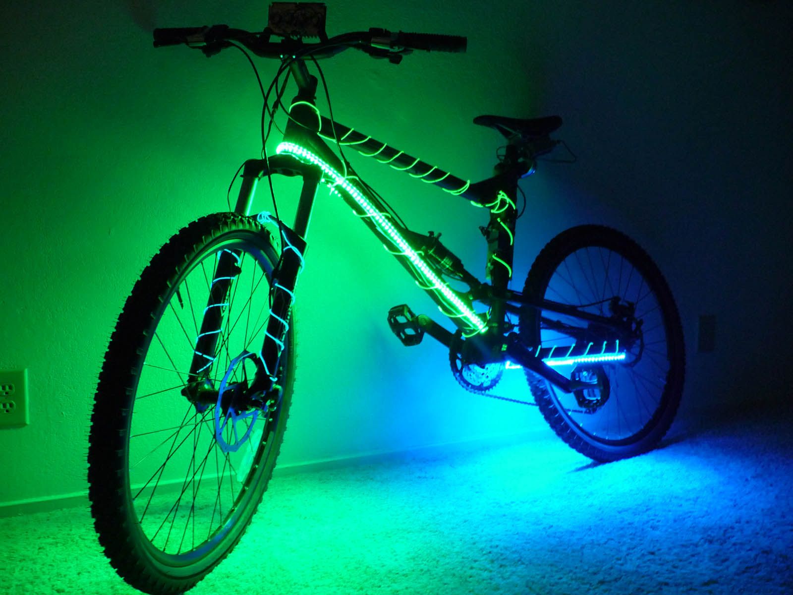 Electroluminescent Mountain Bike : 13 Steps (with Pictures) - Instructables