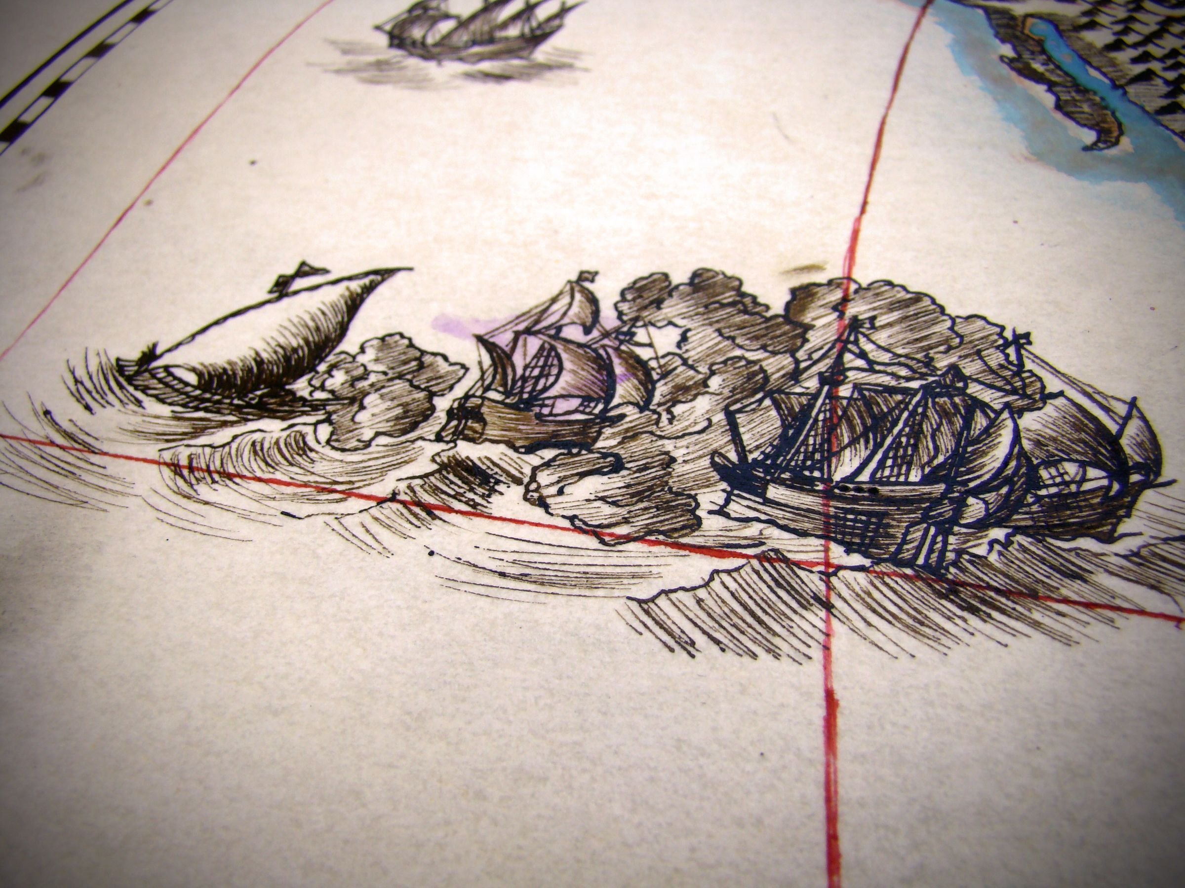 Quill and Ink Vintage World Map : 11 Steps (with Pictures) - Instructables