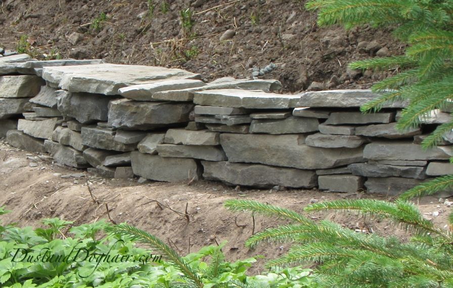 Stacked Rock Wall
