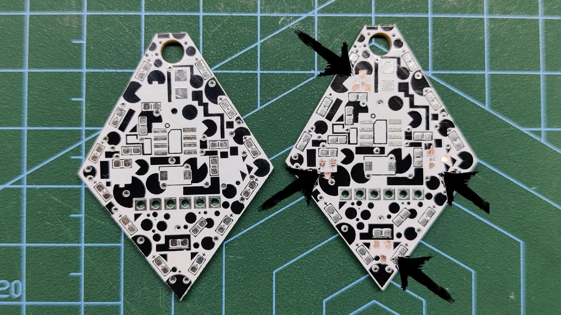 Diamond Shaped PCB Necklace : 16 Steps (with Pictures) - Instructables