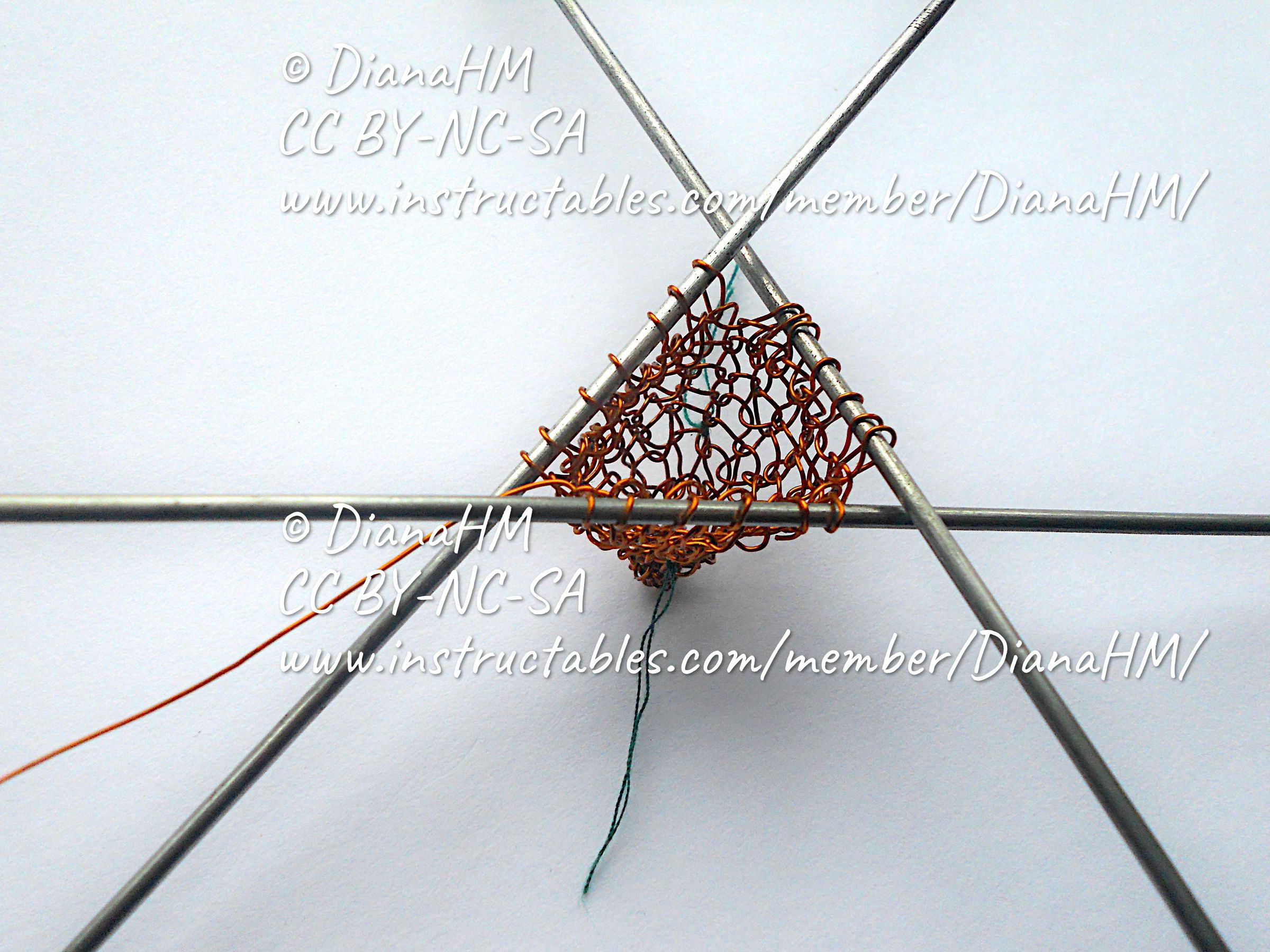 Knitted Wire Heart Pendant : 16 Steps (with Pictures) - Instructables