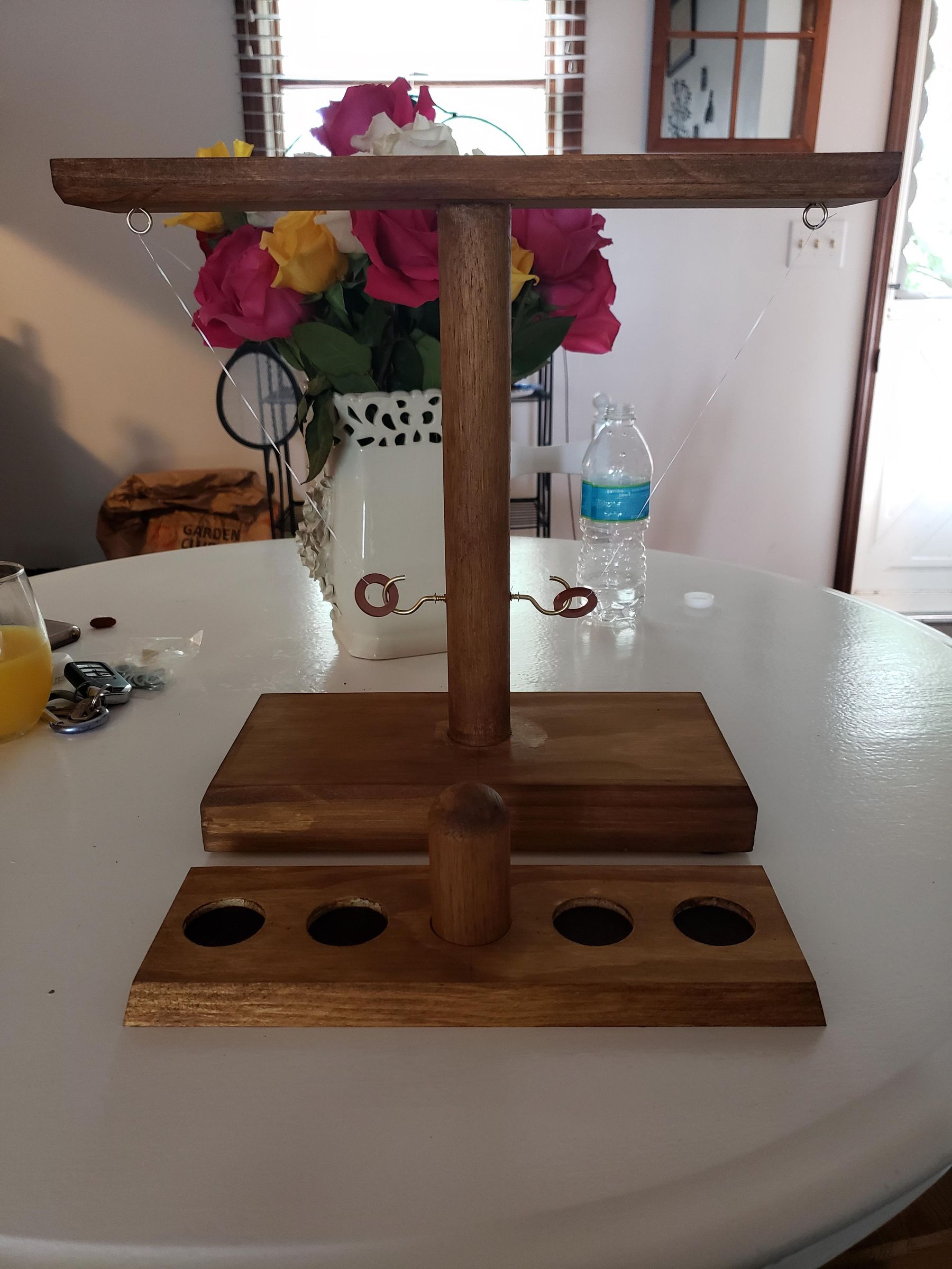 DIY Tabletop Hook and Ring Game W/Shot Ladder : 6 Steps (with Pictures ...