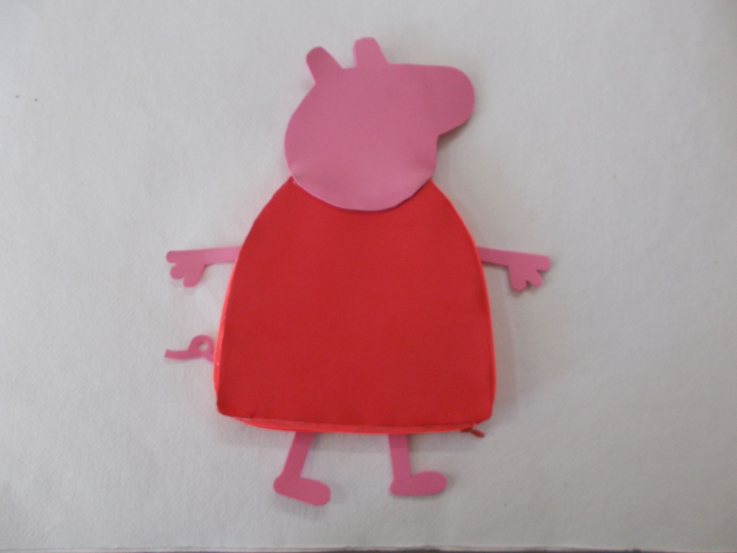 No Sew Kid's Craft: How to Make a Peppa Pig Pencil Pouch : 7 Steps ...