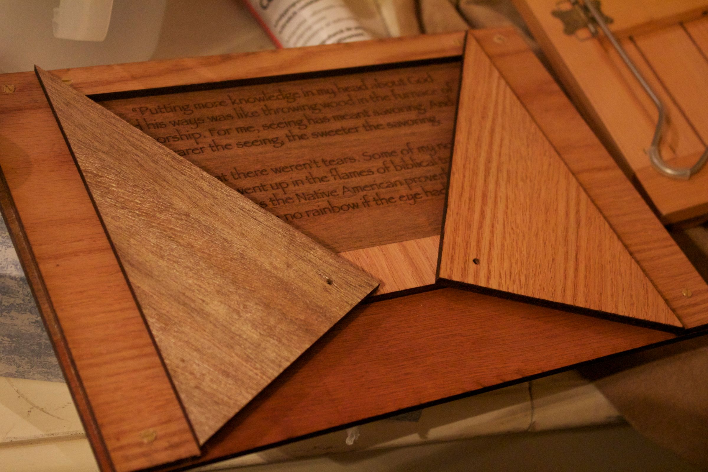 How to Make a Folding Book Stand : 6 Steps - Instructables