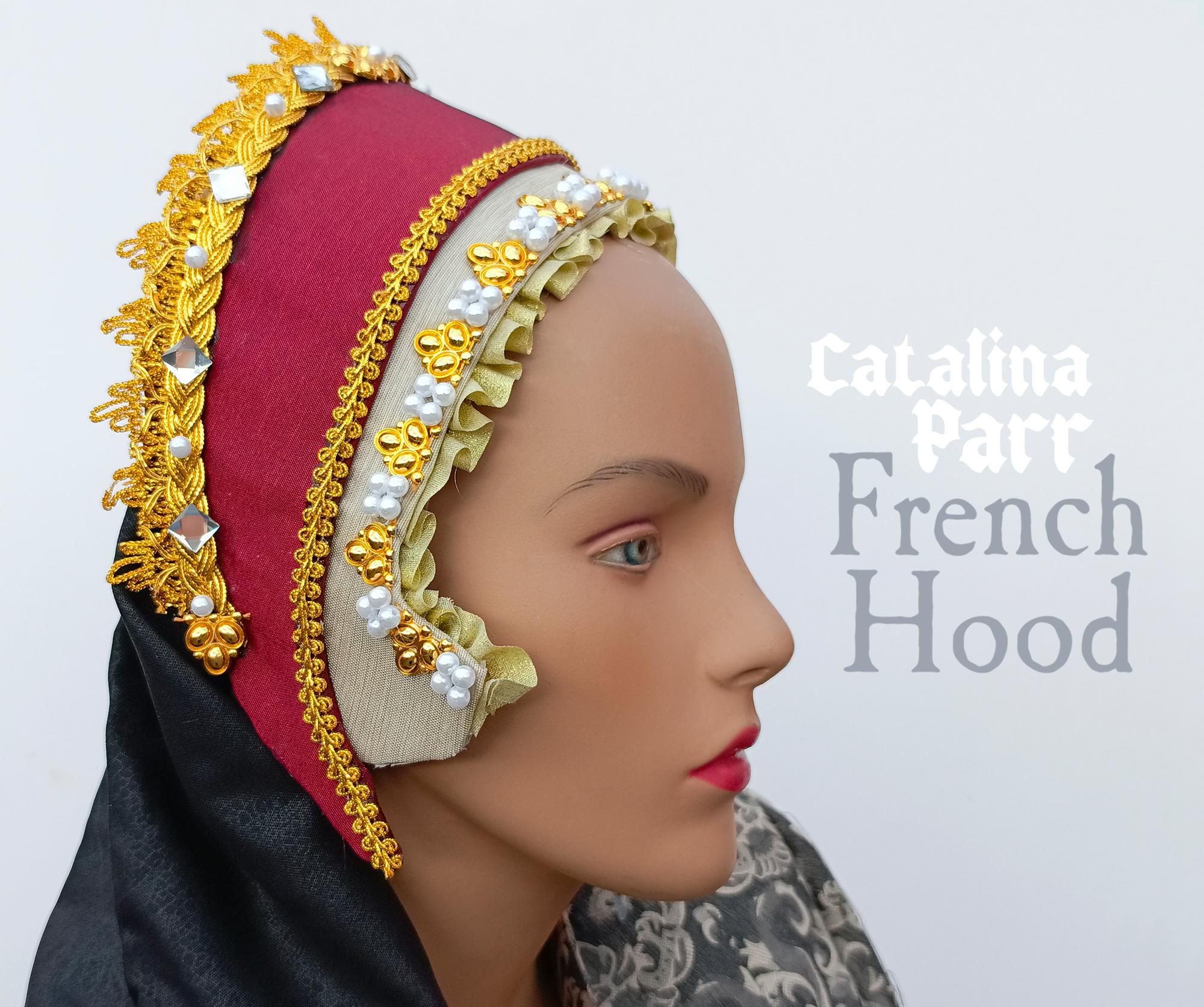 Catherine Parr Inspired French Hood : 14 Steps (with Pictures ...