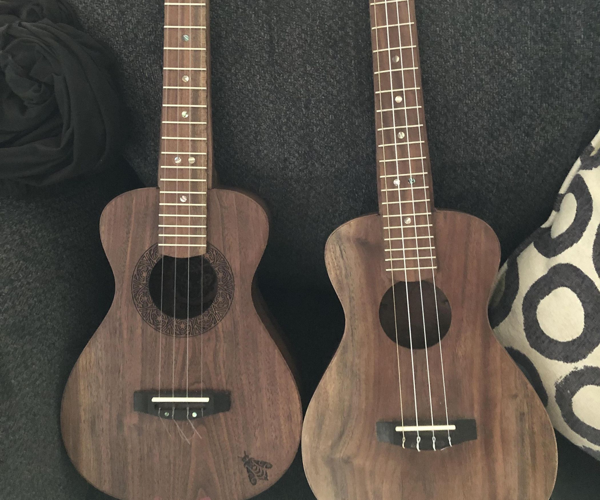Solid Walnut Ukulele From Walnut Tree Using CNC/ Laser Cutter : 14 ...