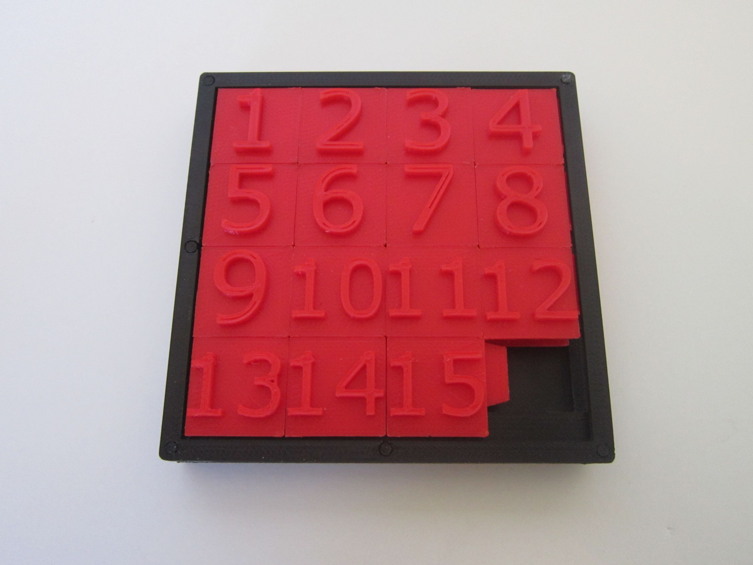 3D Printed Sliding Tile Puzzle : 4 Steps (with Pictures) - Instructables