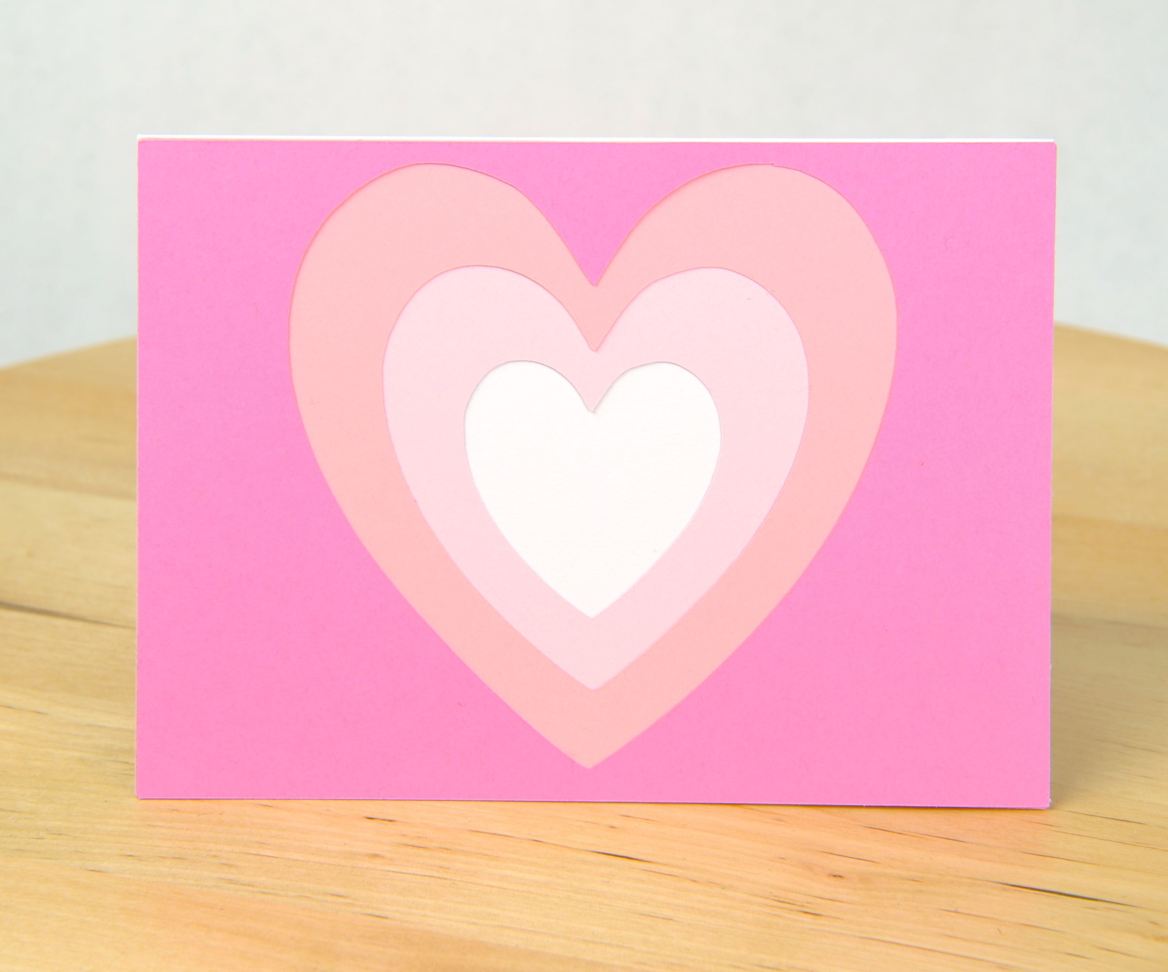 Layered Hearts Card : 3 Steps - Instructables