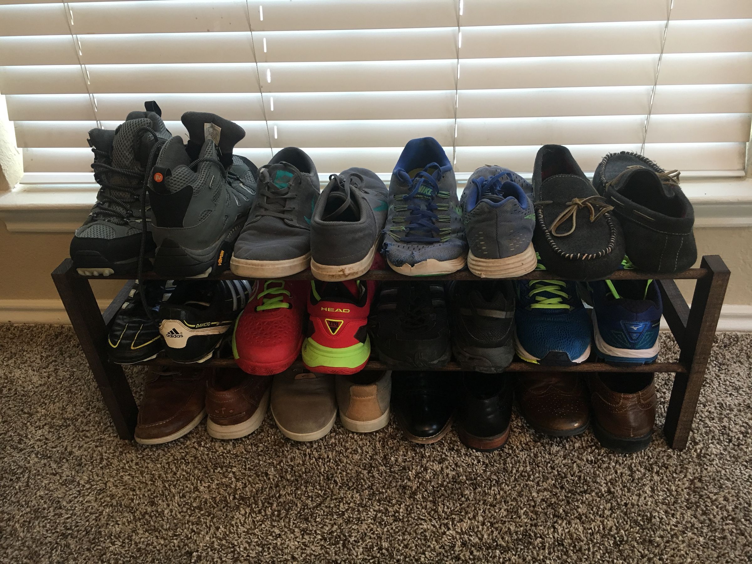 Simple Cheap Shoe Rack : 3 Steps - Instructables