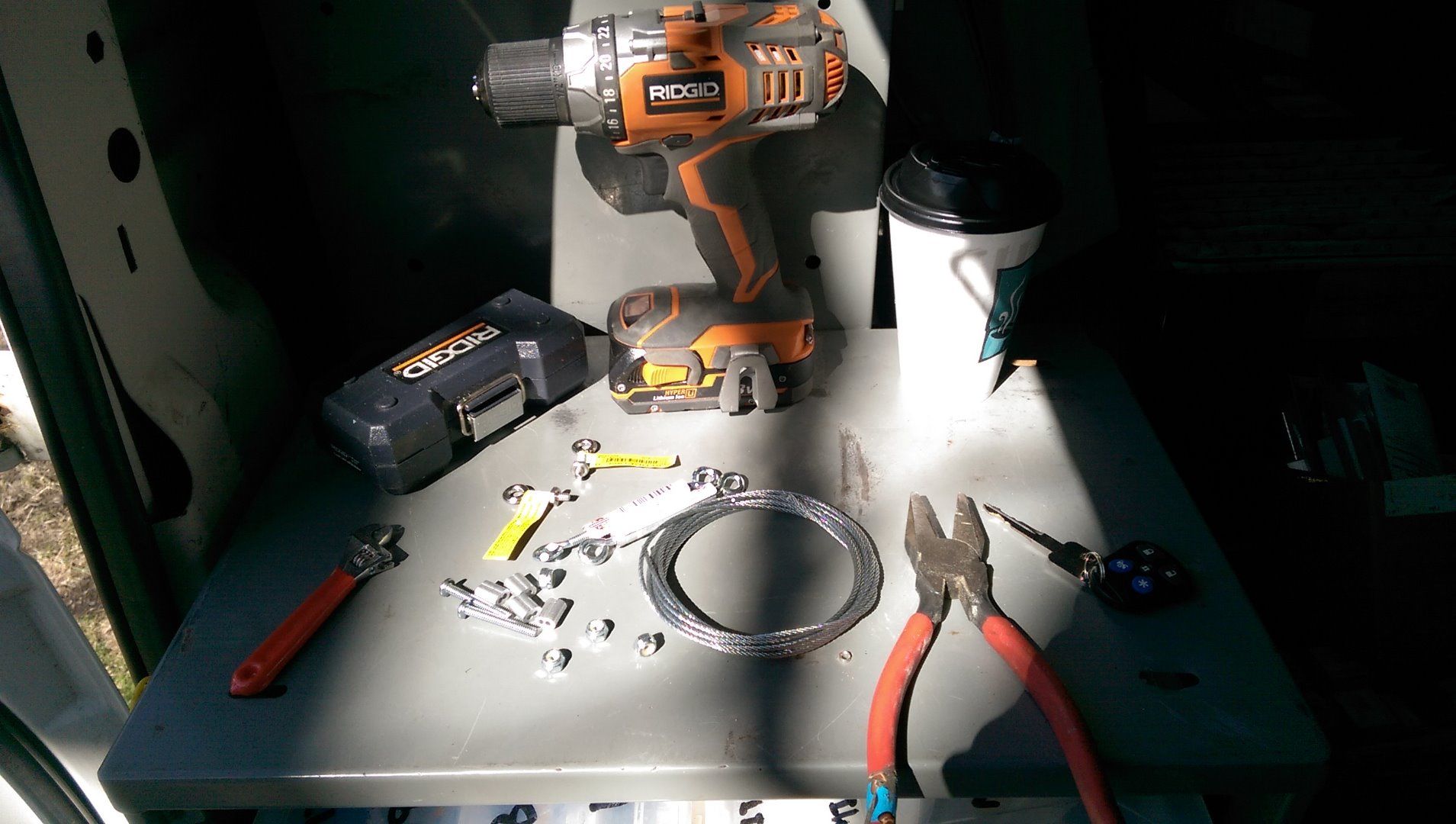 Simple Steel Cable Tool Rack : 5 Steps - Instructables