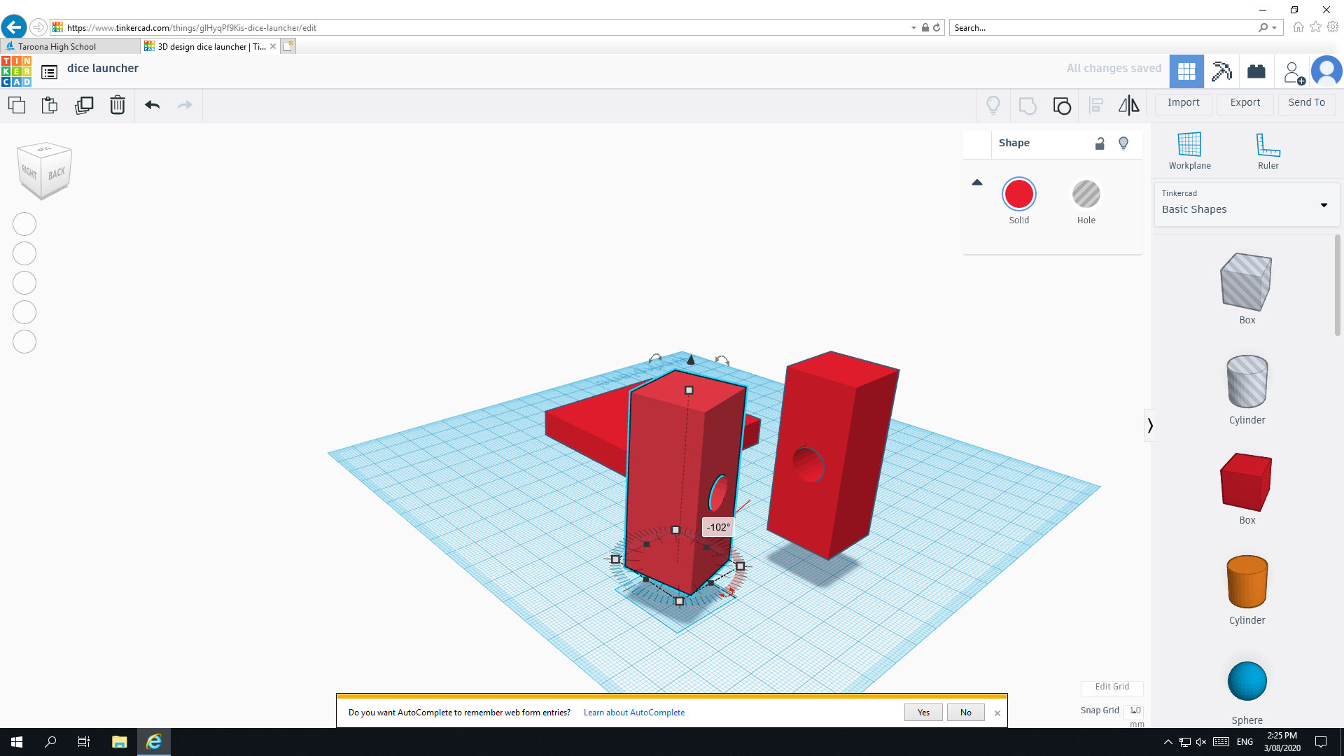 Dice Launcher : 22 Steps - Instructables