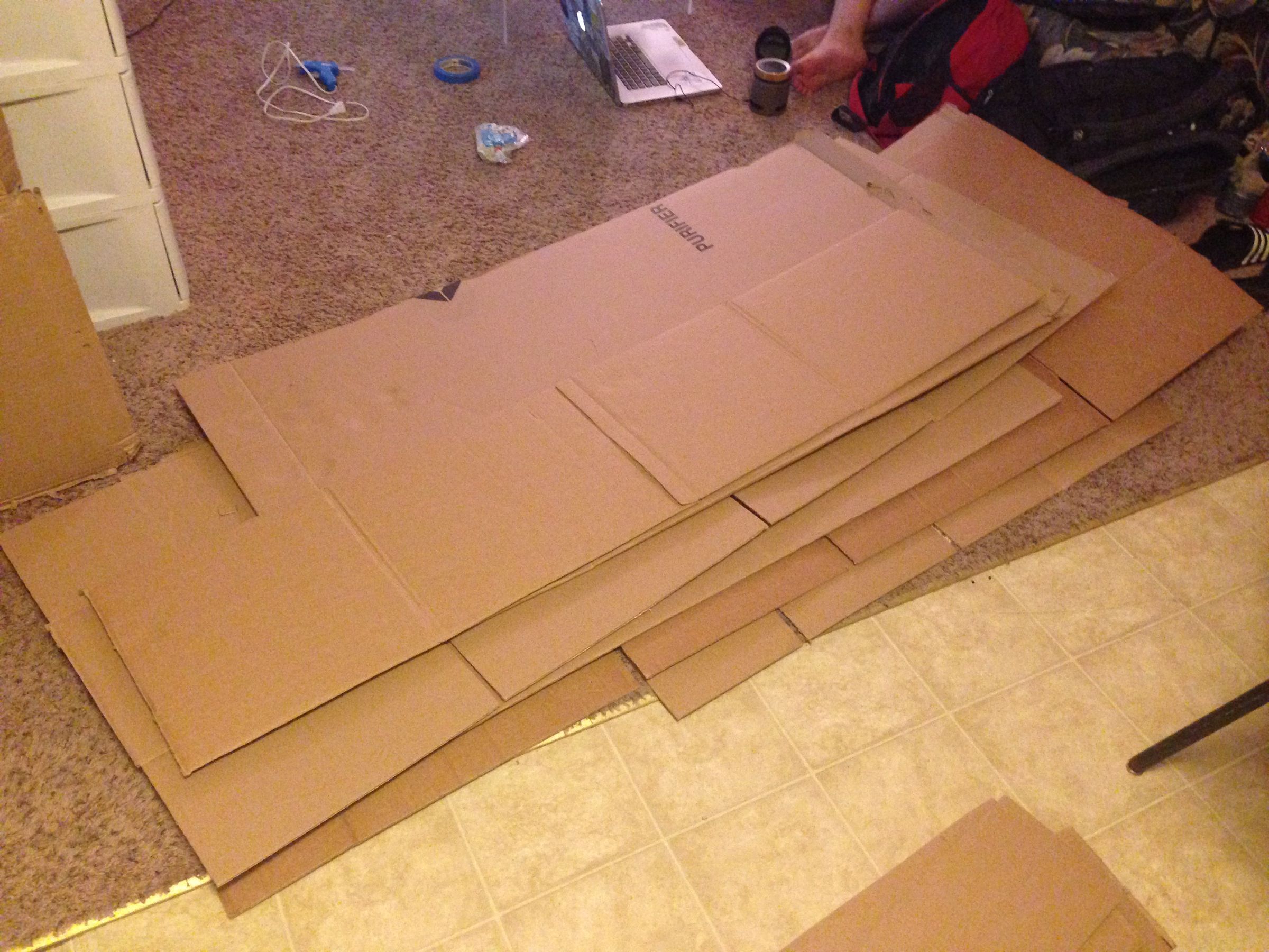 Making a Cardboard Mario Kart Frame : 20 Steps - Instructables