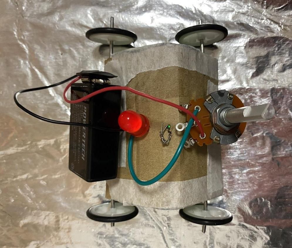 Reflection Detecting Cart With No Semiconductors : 6 Steps - Instructables