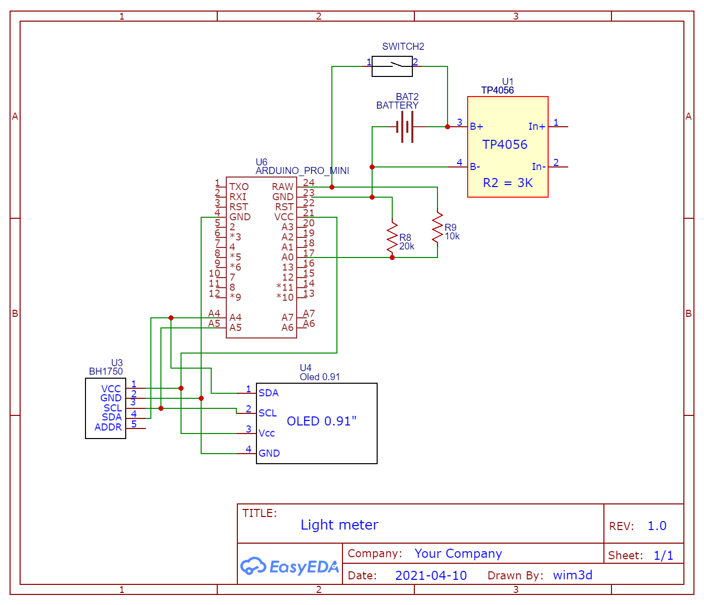 Simple Lux Meter (Light Intensity Meter) Based on BH1750, Arduino and ...