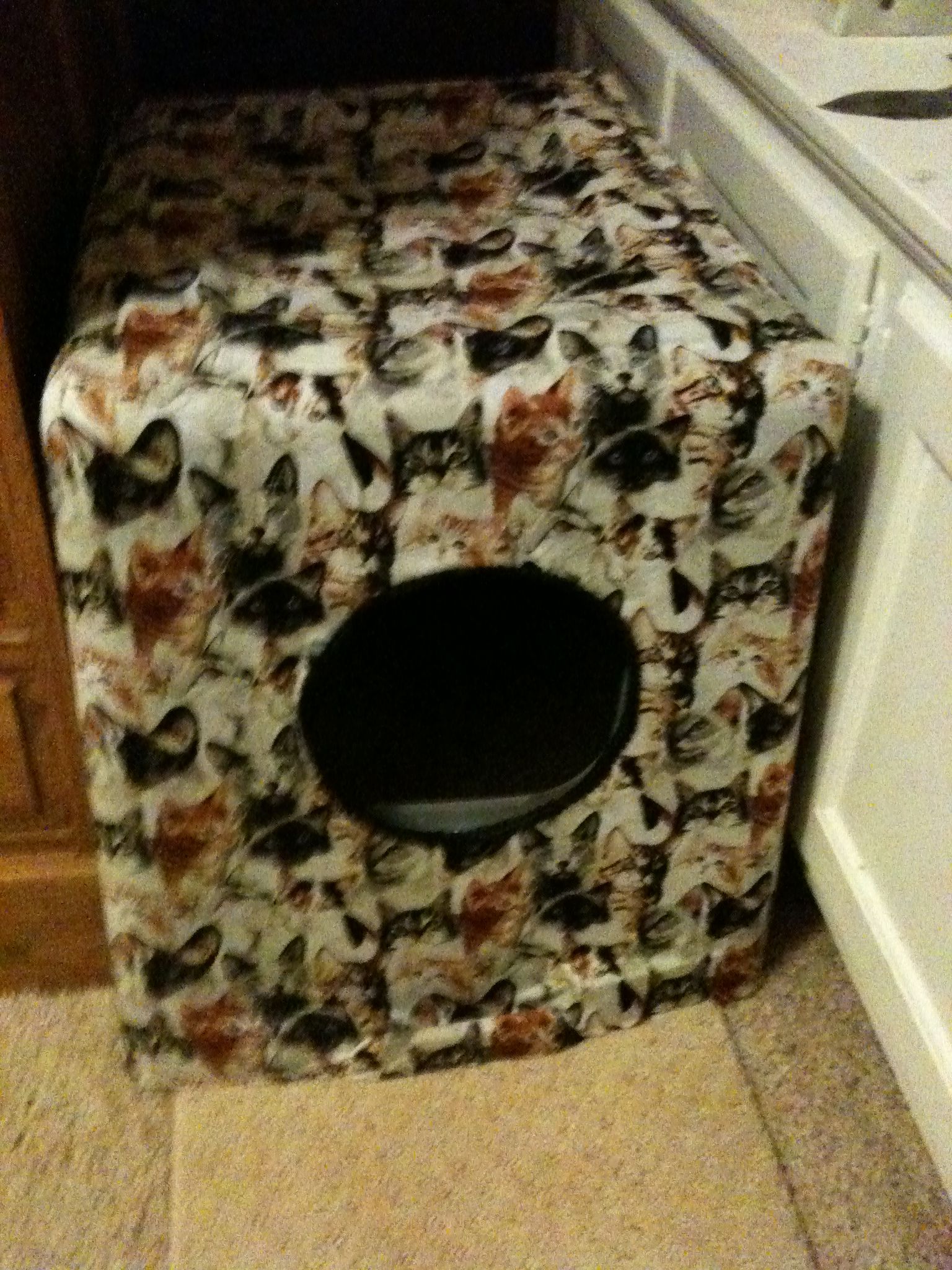 Fun and Functional Cat Litter Box Cover : 7 Steps - Instructables