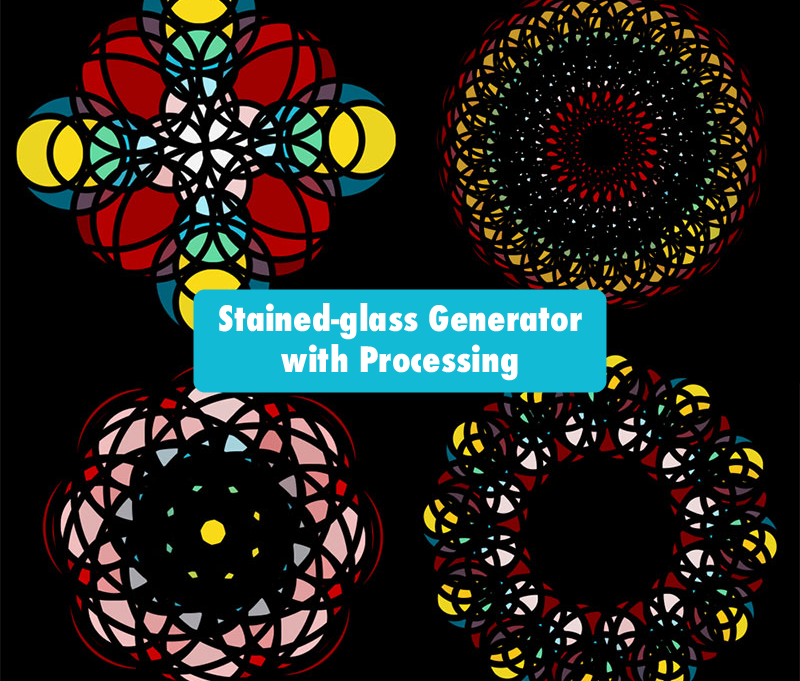 Stained Glass Generator Using Processing - Notre Dame Inspired ...