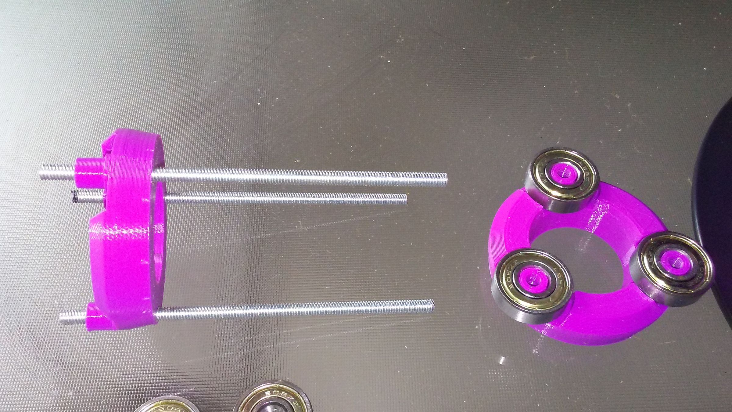 Expanded Spool Holder, Filament Guide, & Spool Hub : 4 Steps (with ...