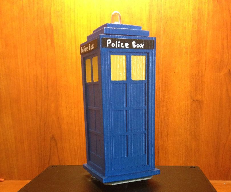 Spinning Tardis : 6 Steps - Instructables