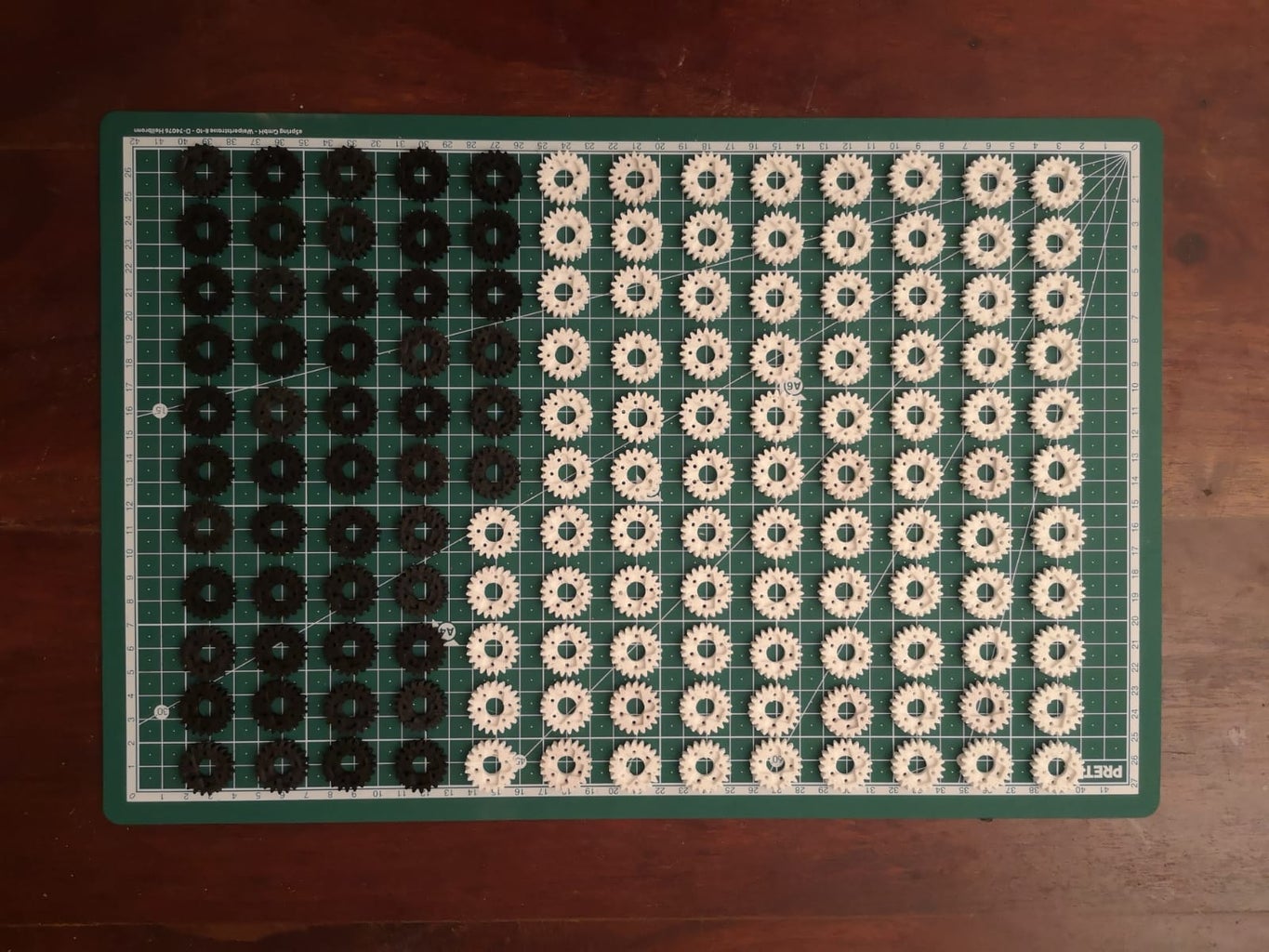 Word Clock Controlled By 114 Servos 14 Steps With Pictures