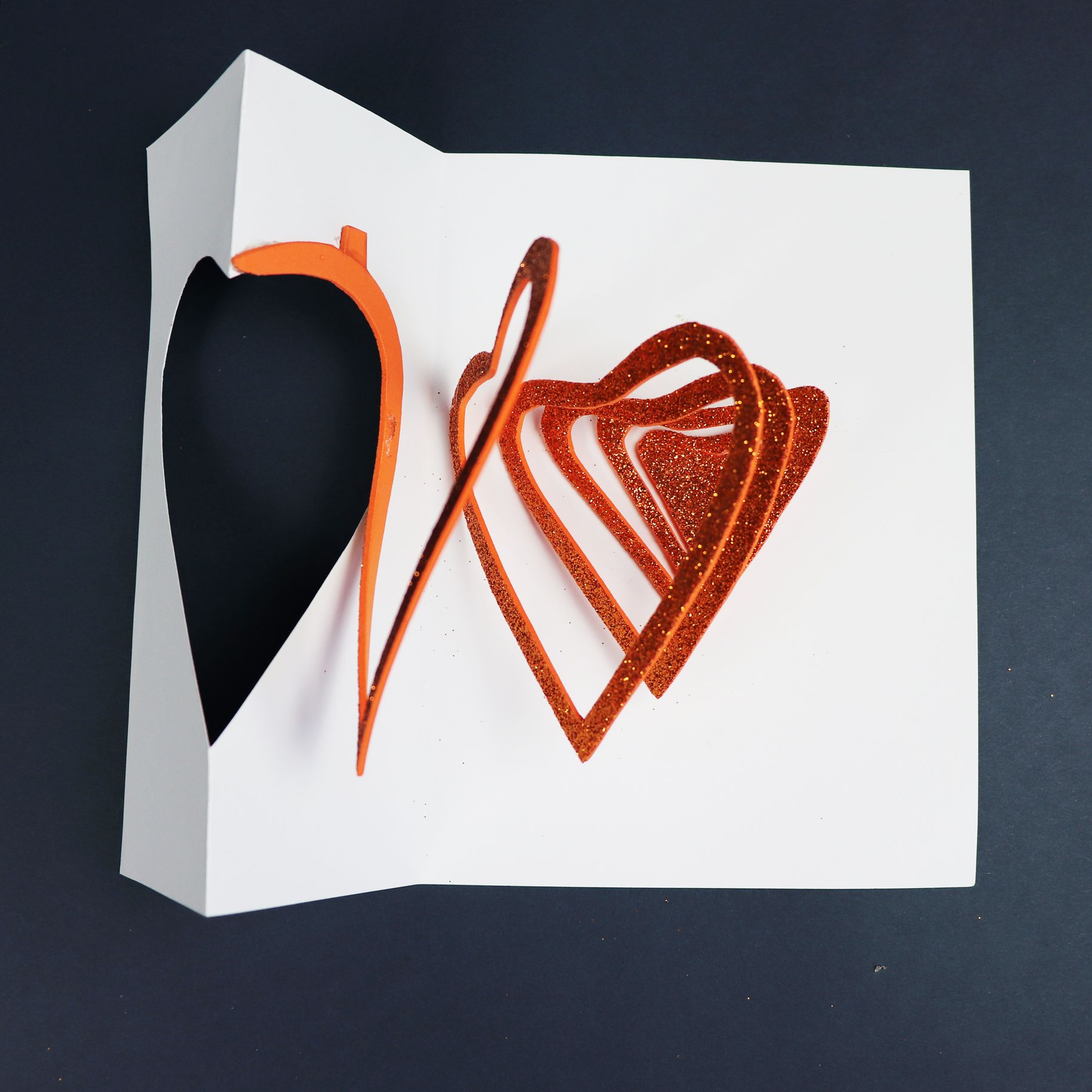 Beautiful Birthday Pop Up Heart Card Idea : 4 Steps - Instructables