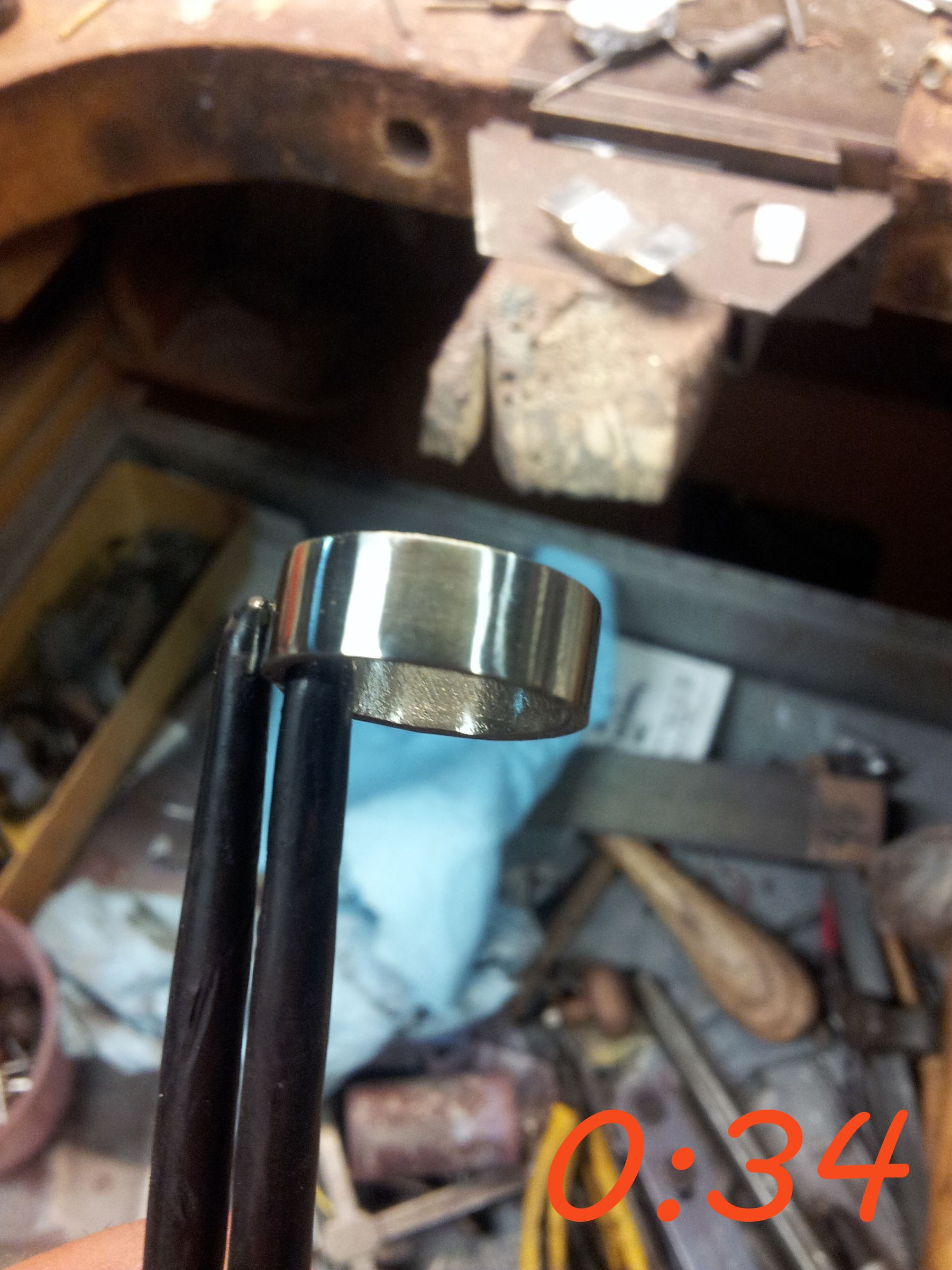 Making a Ring With a Hammered Finish in Less Than an Hour (from Scratch ...