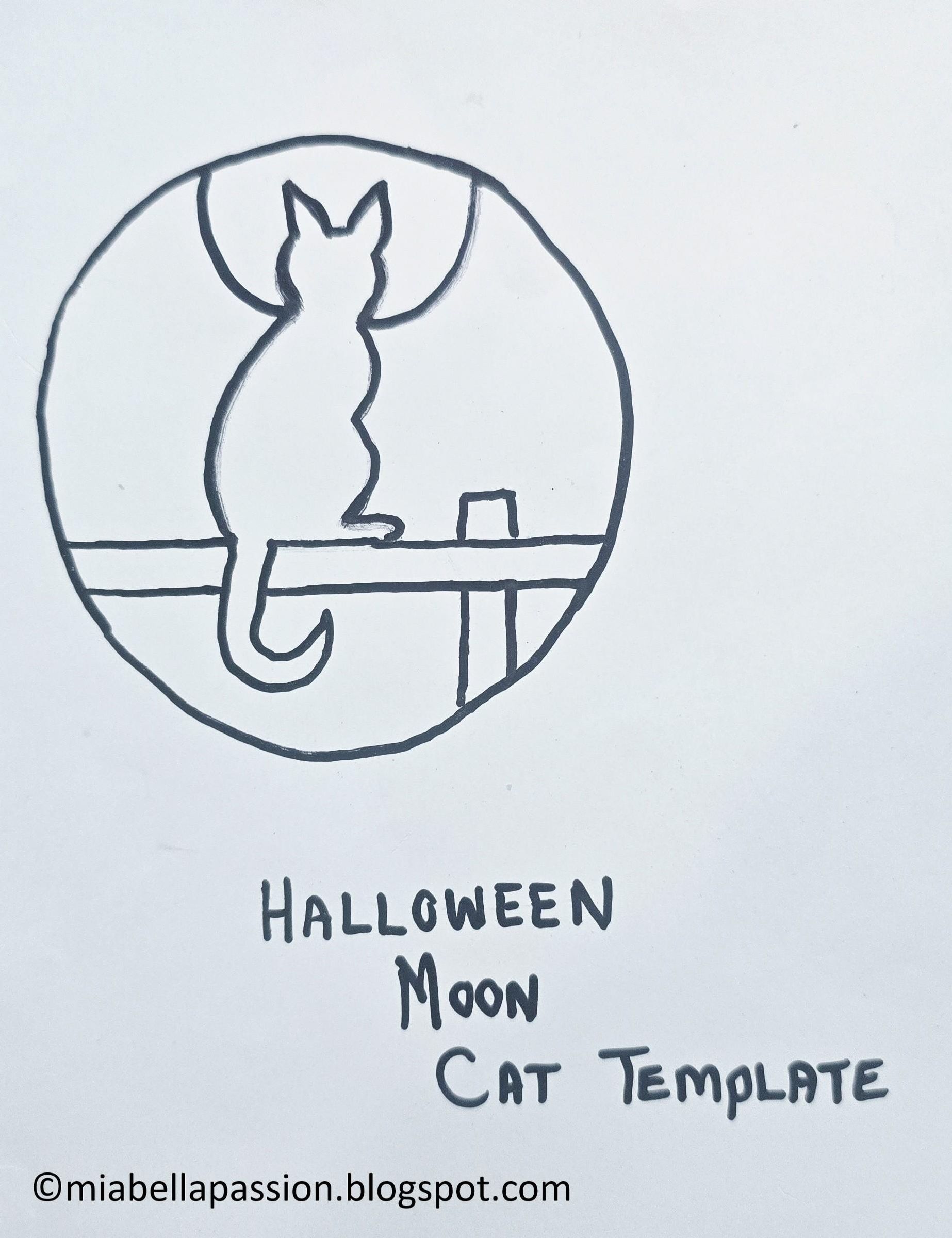 ROCK ART for the Kids: Halloween Cat & Moon - Instructables